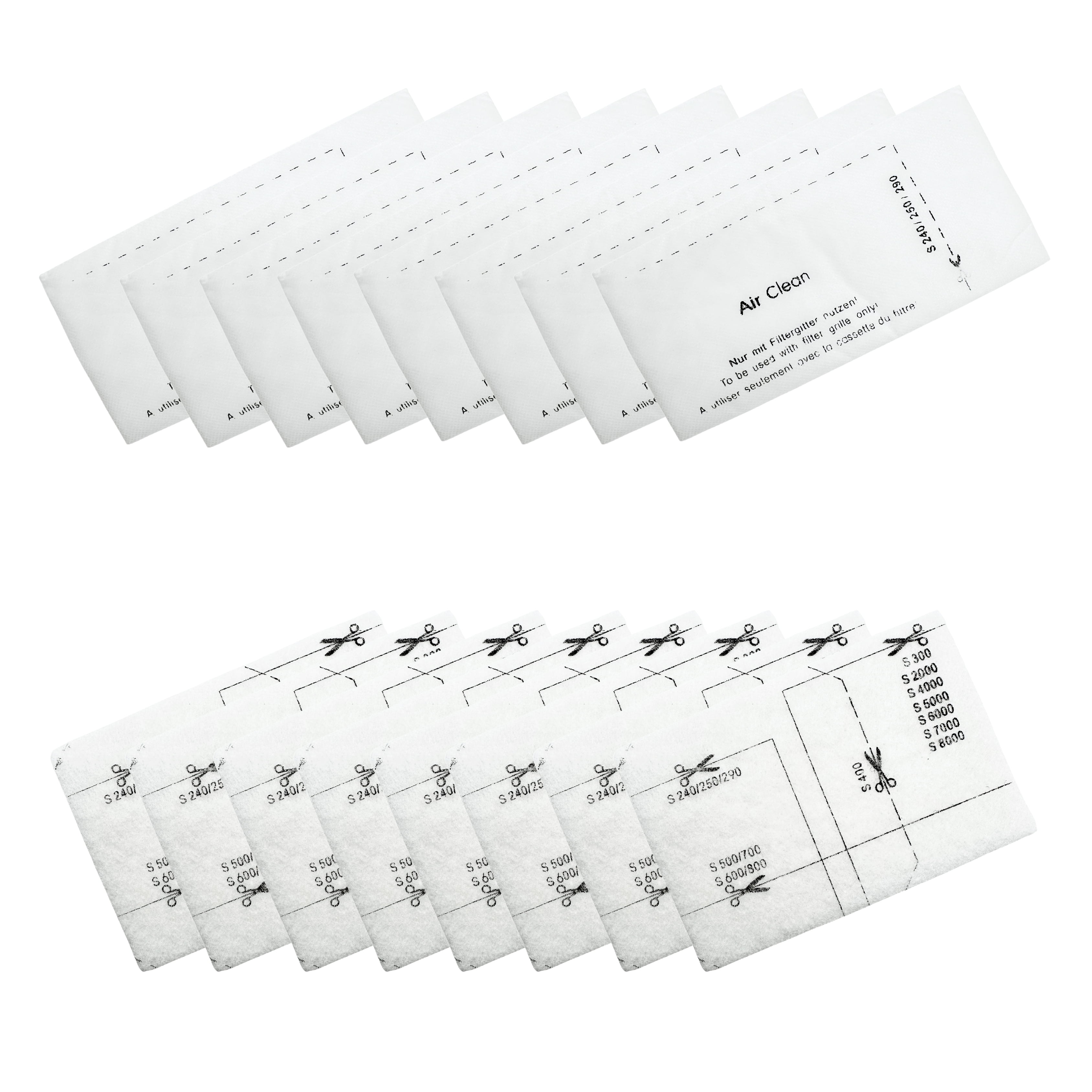 Nispira AirClean and Motor Protection Filters Replacement Compatible ...