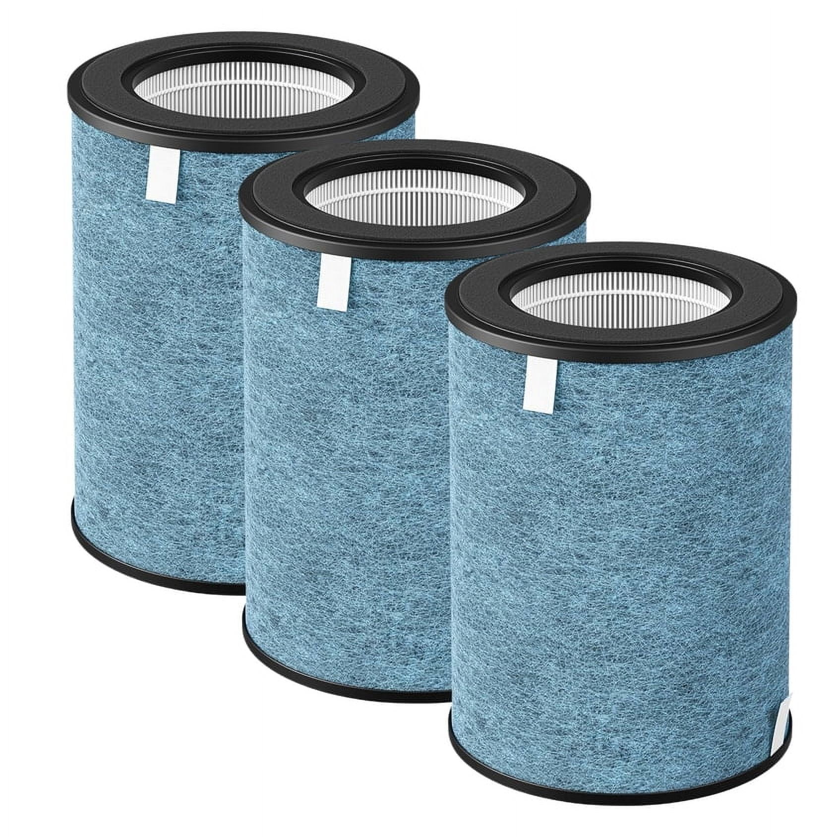 Nispira HP302 3-in-1 True HEPA Activated Carbon Filter Replacement ...