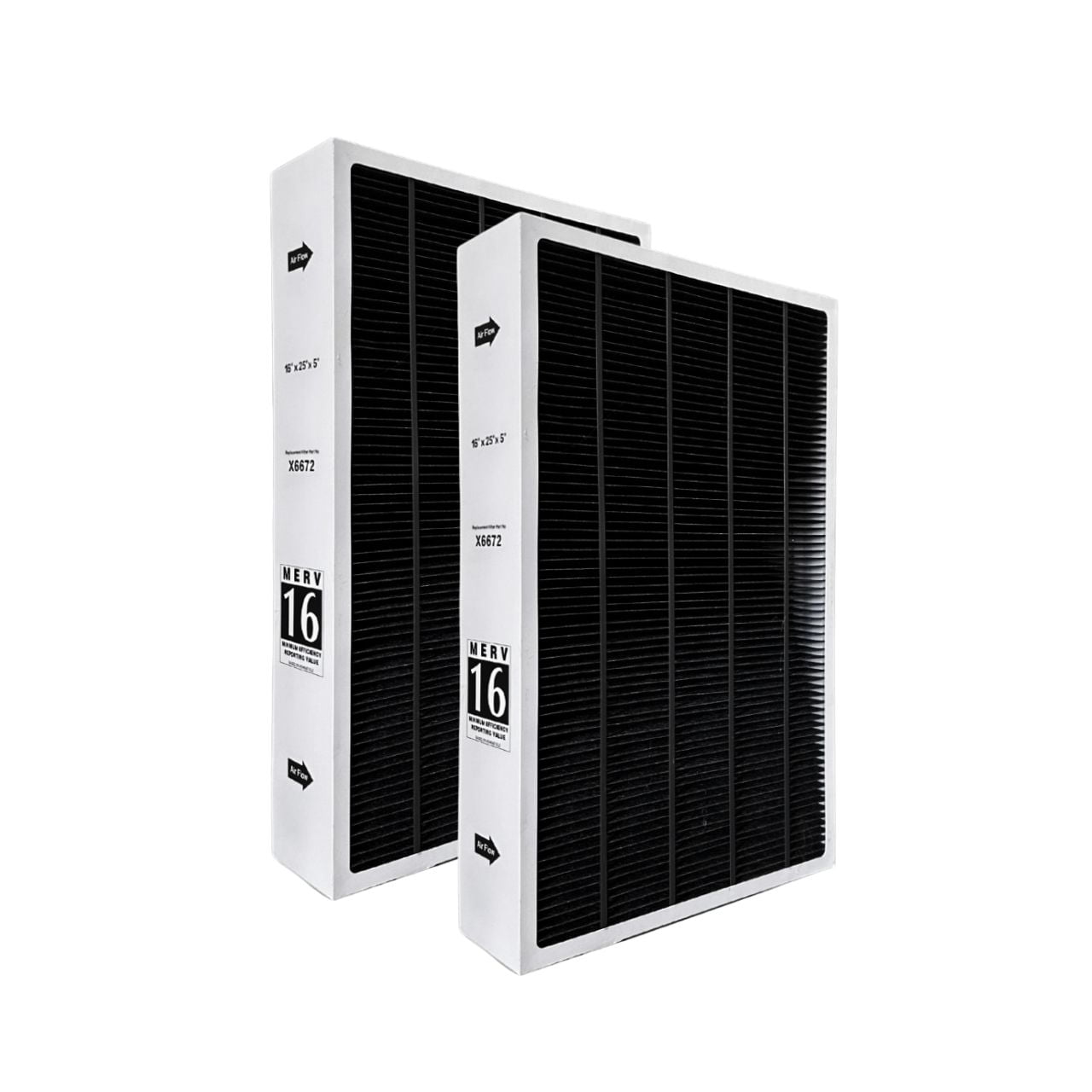 Nispira MERV 16 X6672 Furnace AC HVAC Air Filter Replacement Compatible ...
