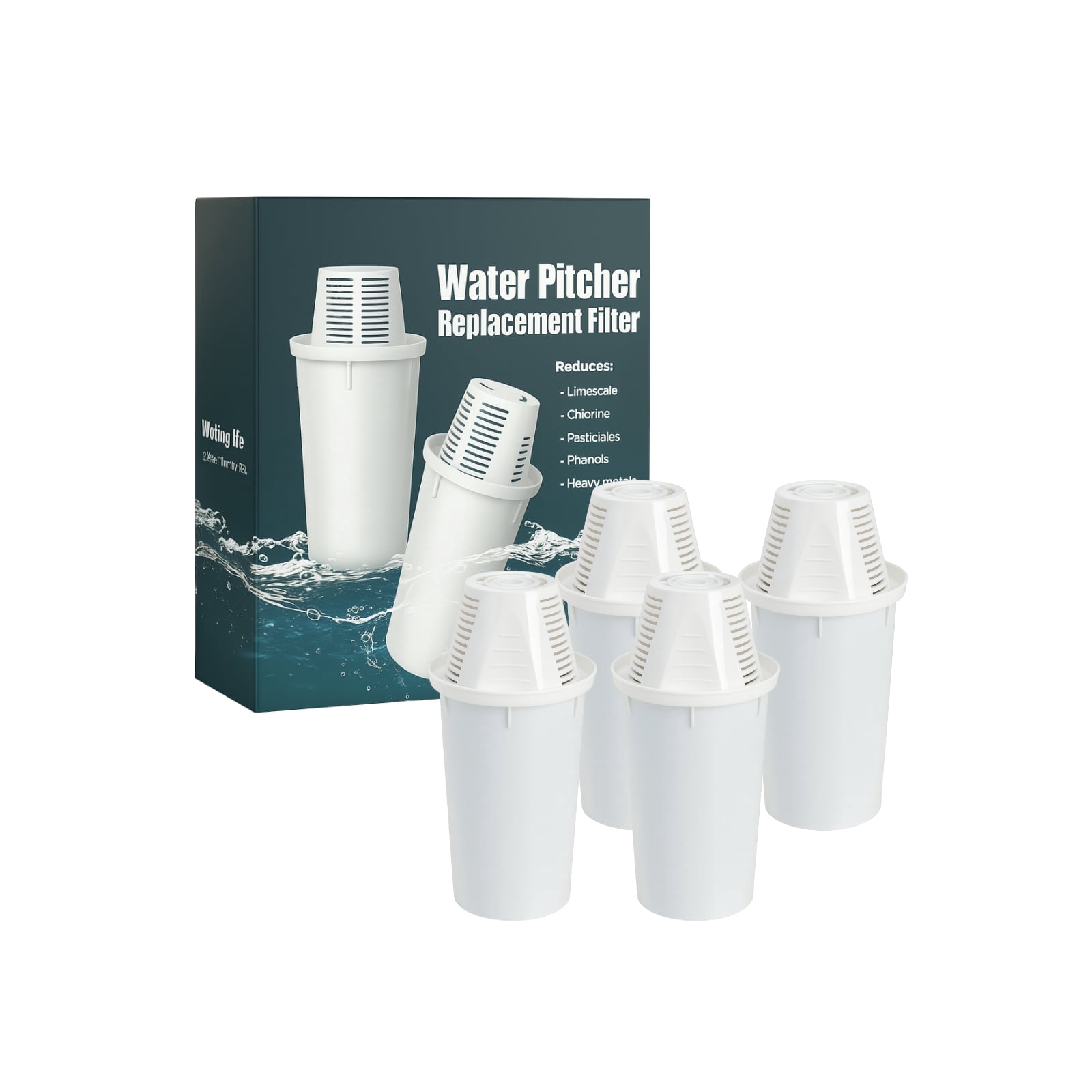 Nispira A5 Water Filter Replacement Compatible with Nakii Aquaphor ...
