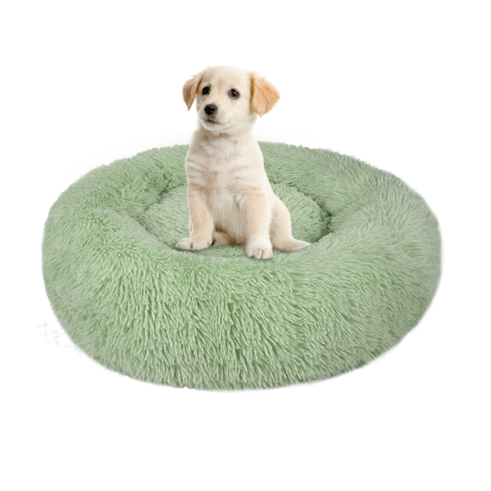 Nisrada Cooling Dog & Cat Bed, Anti-Anxiety Donut Bed, Soft & Cozy ...
