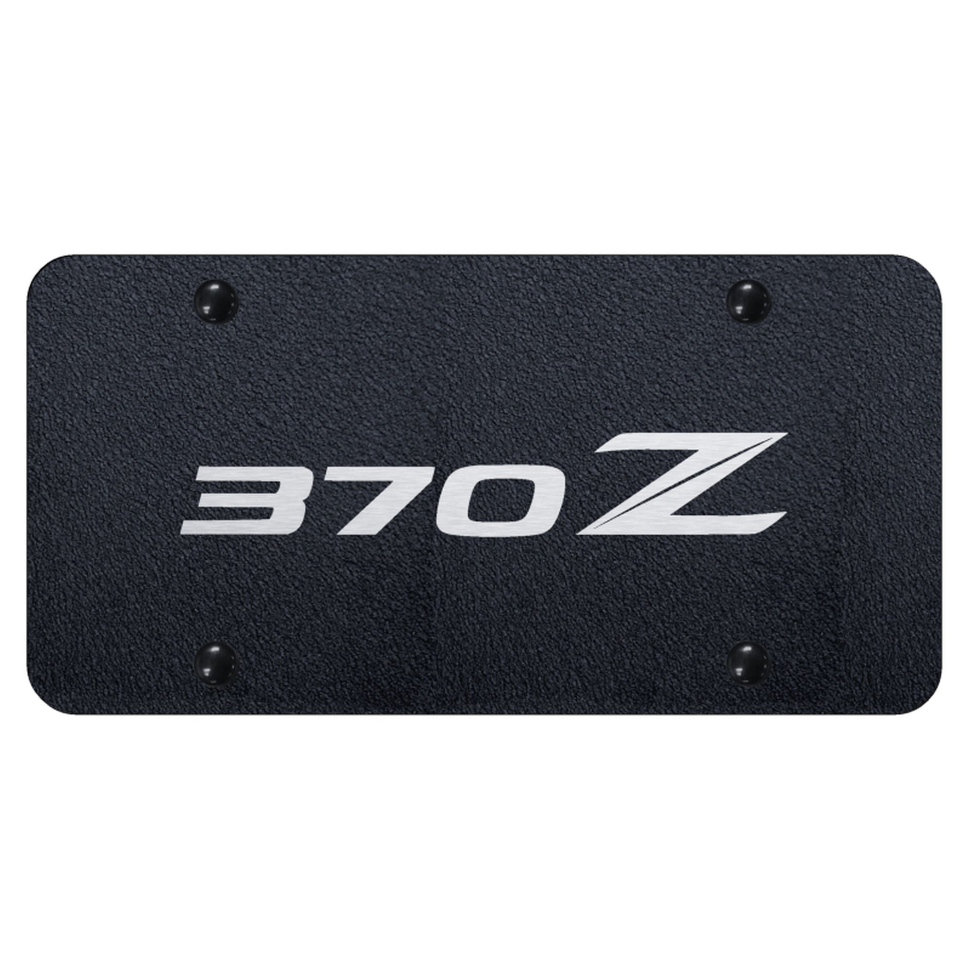 Nissan 370Z Laser Etched Logo License Plate (Rugged Black) - Walmart.com