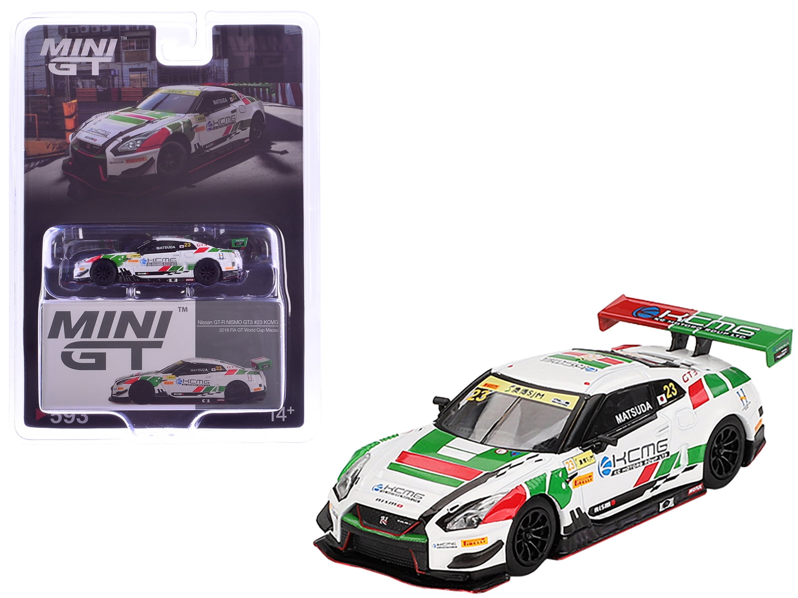 Nissan GT-R NISMO GT3 #23 Tsugio Matsuda "KCMG" "FIA GT World Cup Macau ...