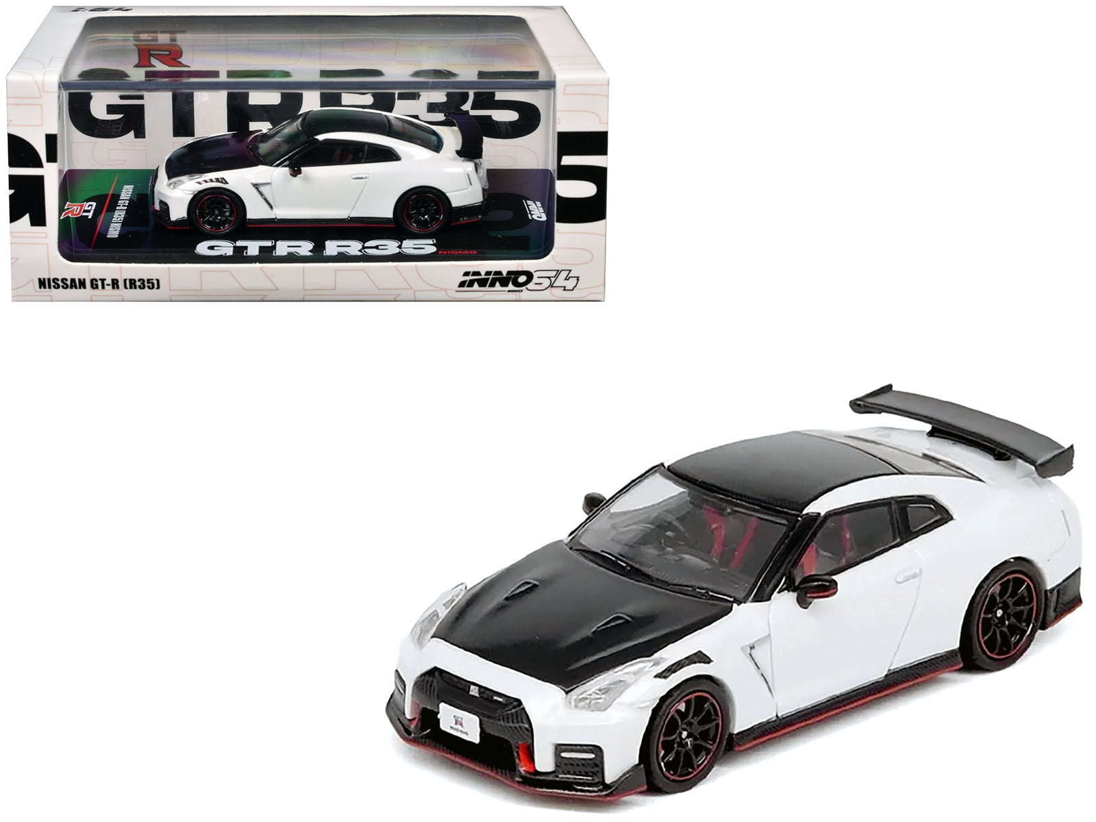 Nissan GT-R (R35) Nismo RHD (Right Hand Drive) White with Carbon Hood ...