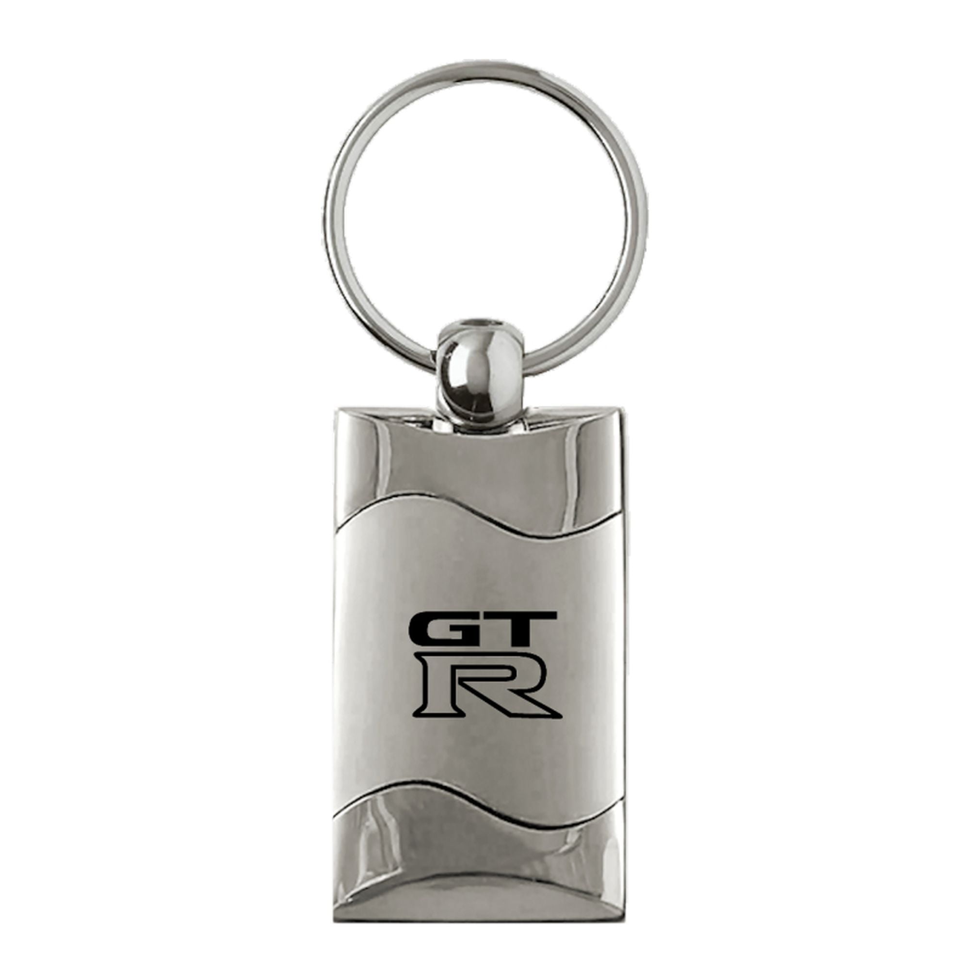 Nissan GTR Rectangular Wave Key Ring (Silver) - Walmart.com
