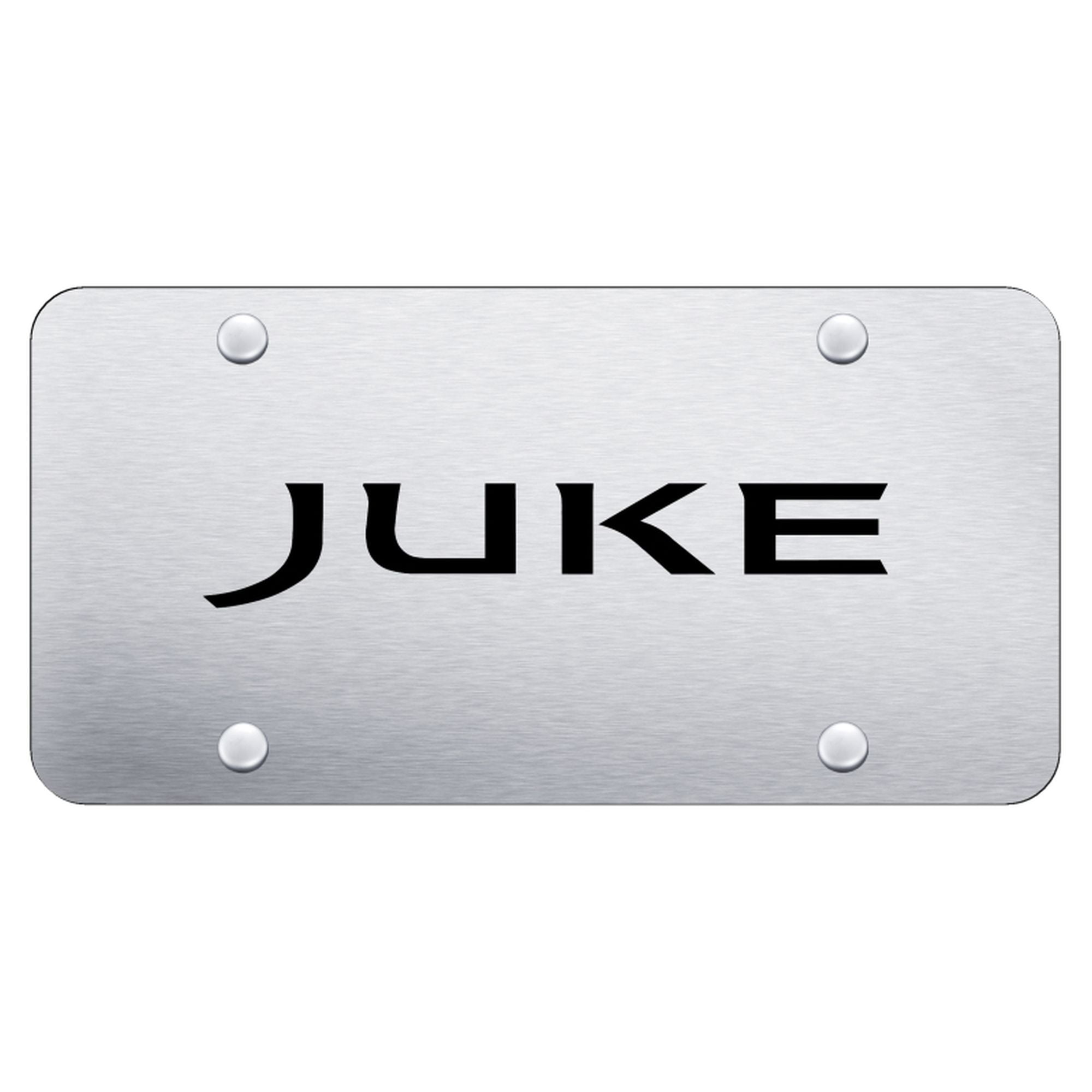 Nissan Juke Laser Etched Logo License Plate (Chrome) - Walmart.com