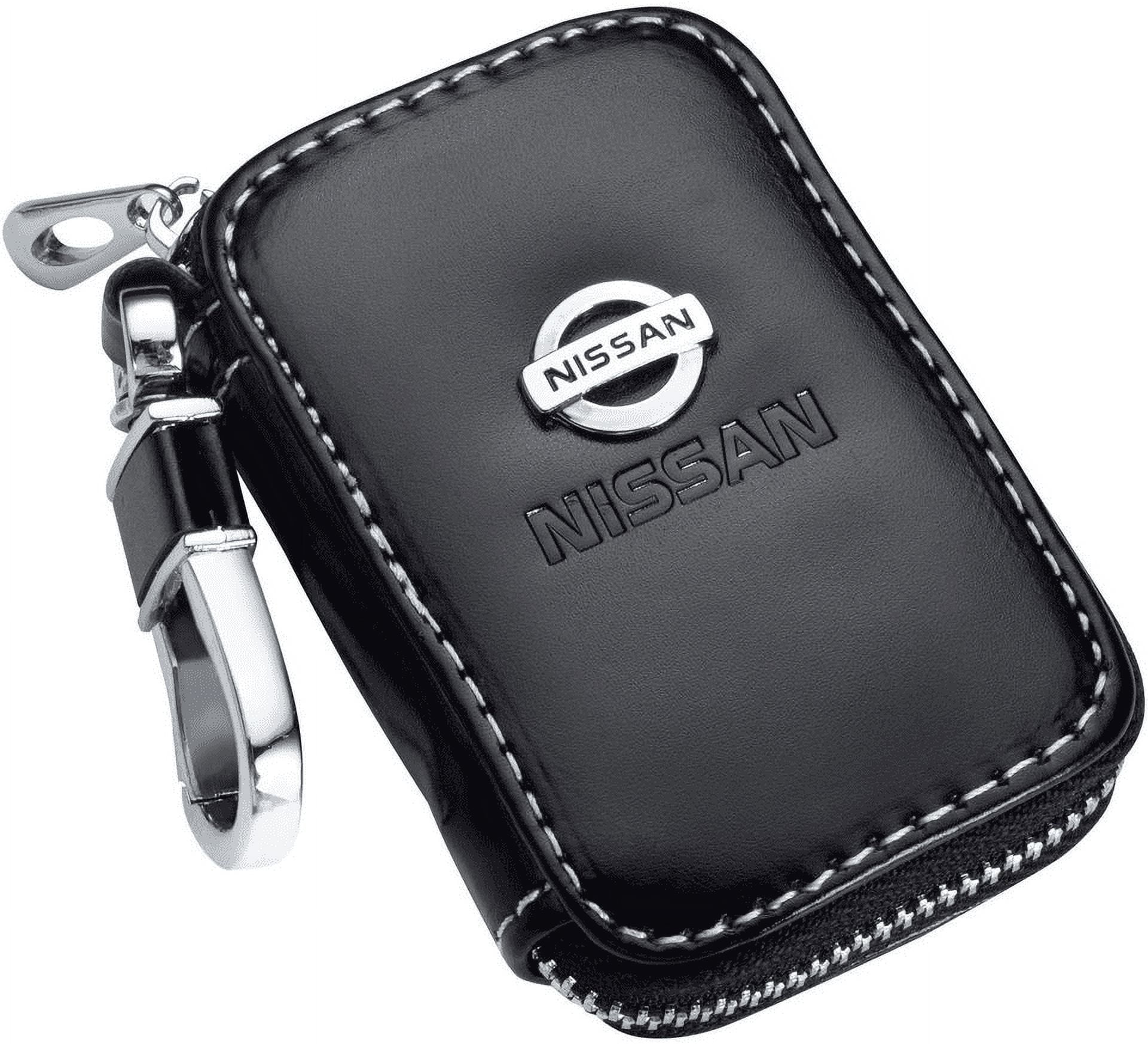 Nissan Key Car Case, Genuine Leather Keychain with Metal Hook - Walmart ...