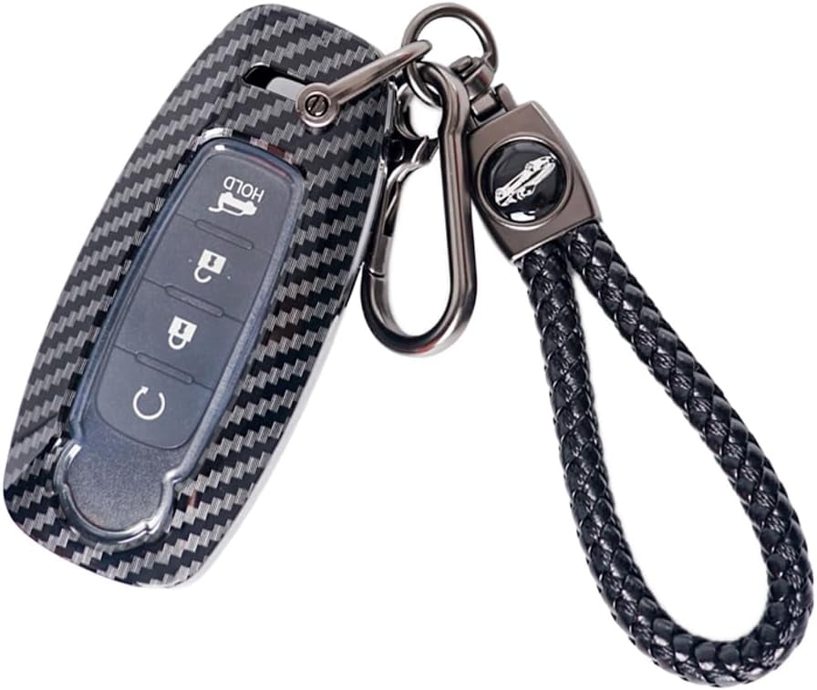 For Nissan Key Fob Cover Case, Premium Hard ABS Carbon Fiber Pattern ...
