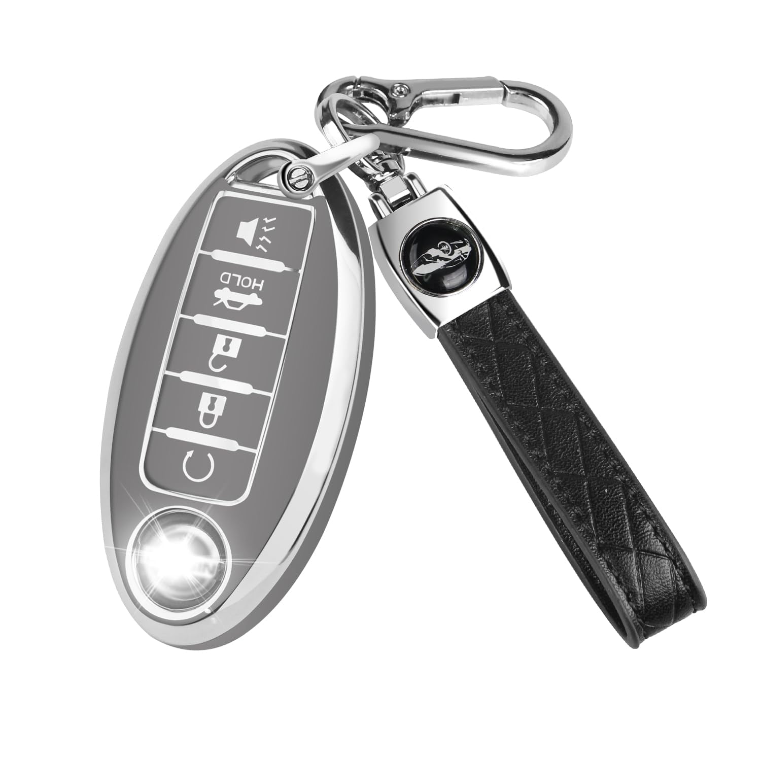 for Nissan Key fob Cover,Soft TPU 360°Car Key Case Protector with ...