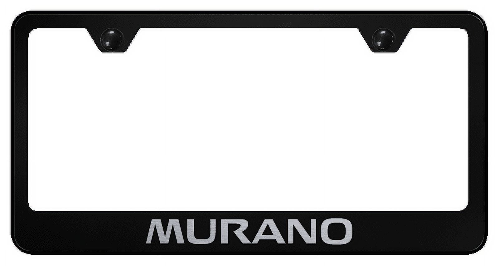 Nissan Murano Laser Etched Logo Stainless Steel License Plate Frame ...
