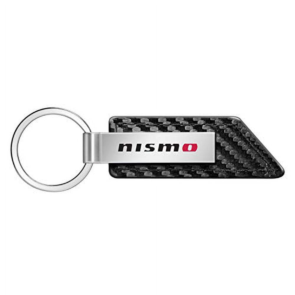 Nissan NISMO Black PU Leather Carbon Fiber Texture Strap Silver Metal ...