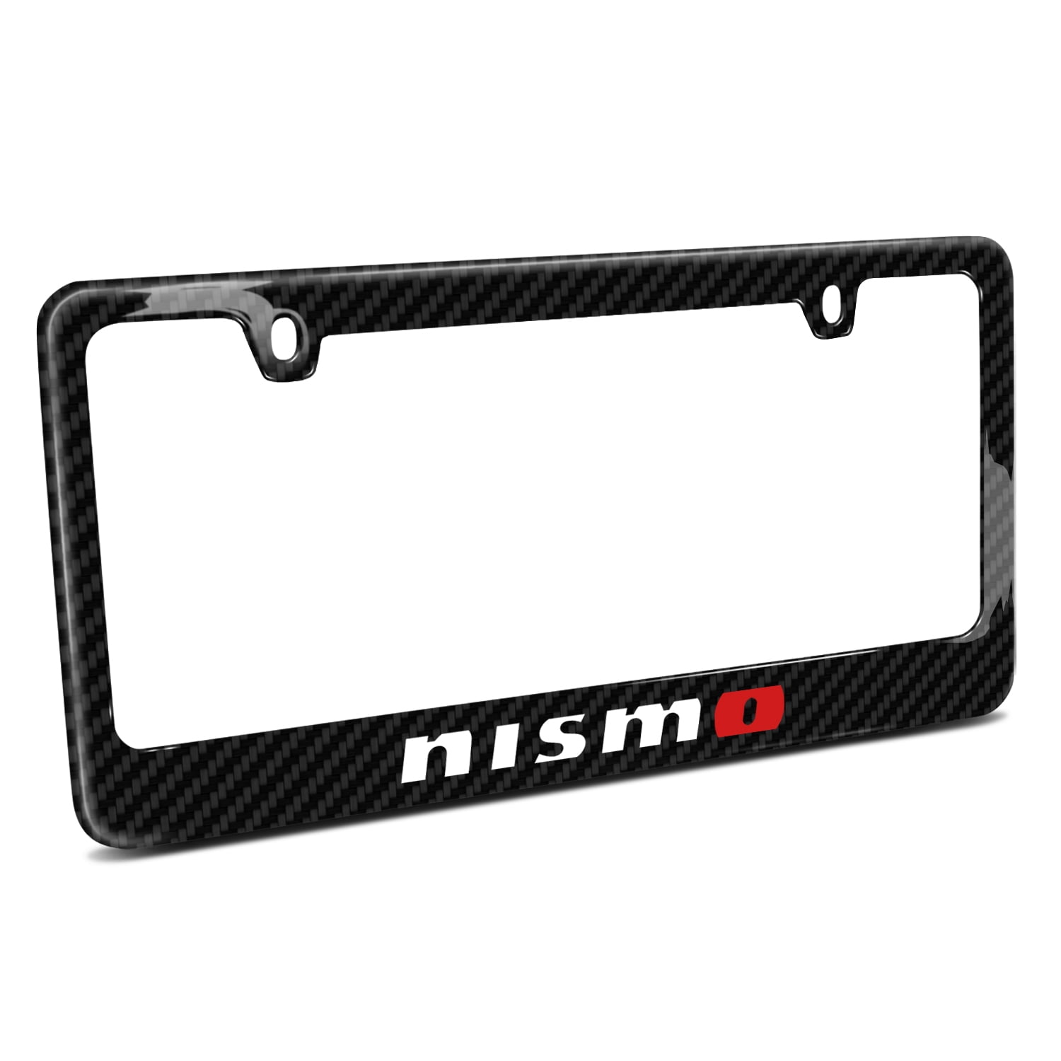 Nissan NISMO Real 3K Black Carbon Fiber License Plate Frame - Walmart.com