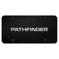 Nissan Pathfinder Laser Etched Logo License Plate (Black) - Walmart.com