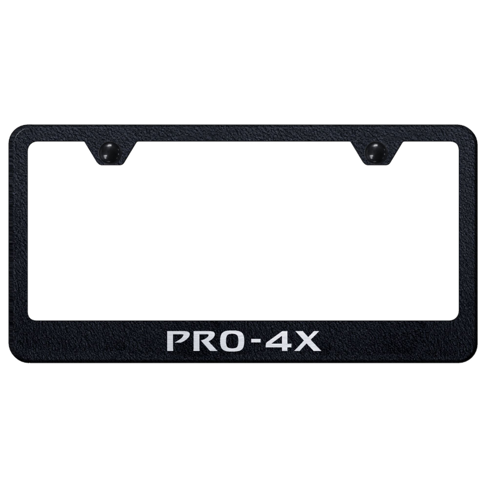 Nissan Pro-4X Laser Etched Logo Stainless Steel License Plate Frame ...