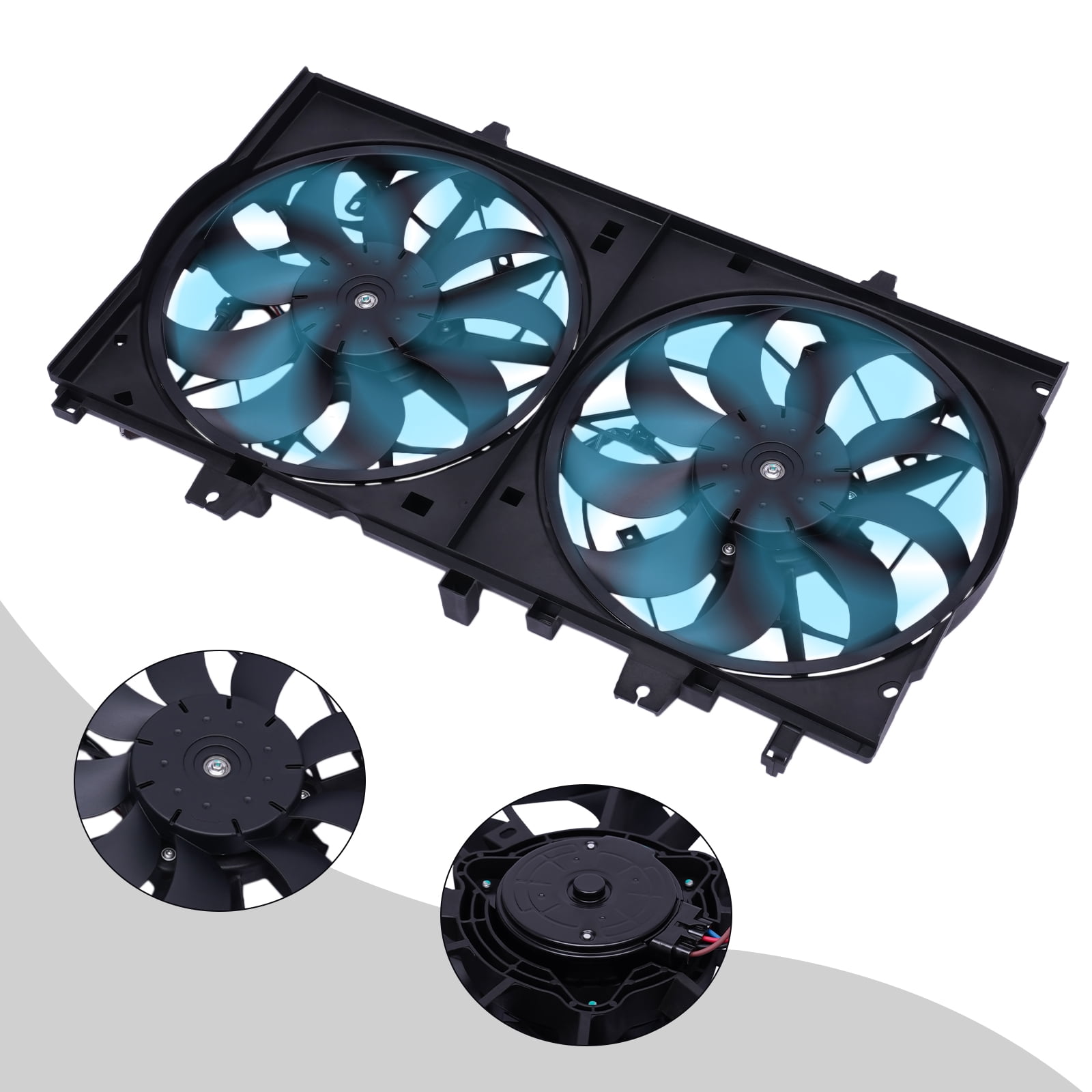 Nissan Rogue/X-Trail Radiator Cooling Fan, OE 214814BA0A, Dual Fan ...