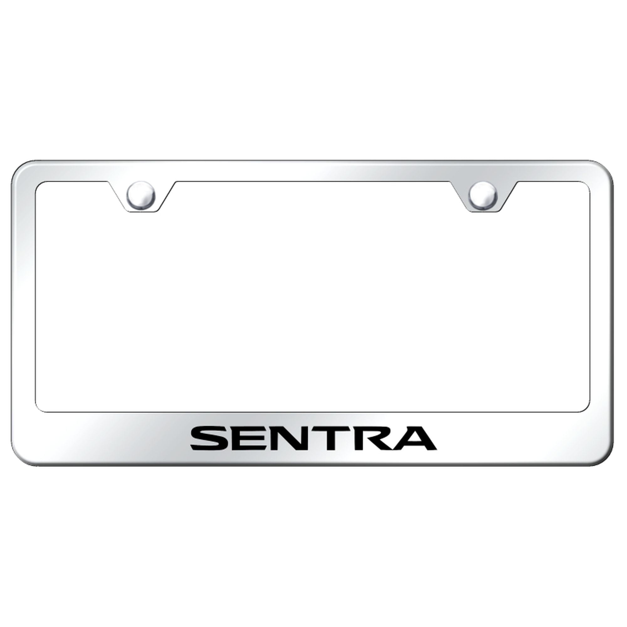 Nissan Sentra Laser Etched Logo Stainless Steel License Plate Frame ...