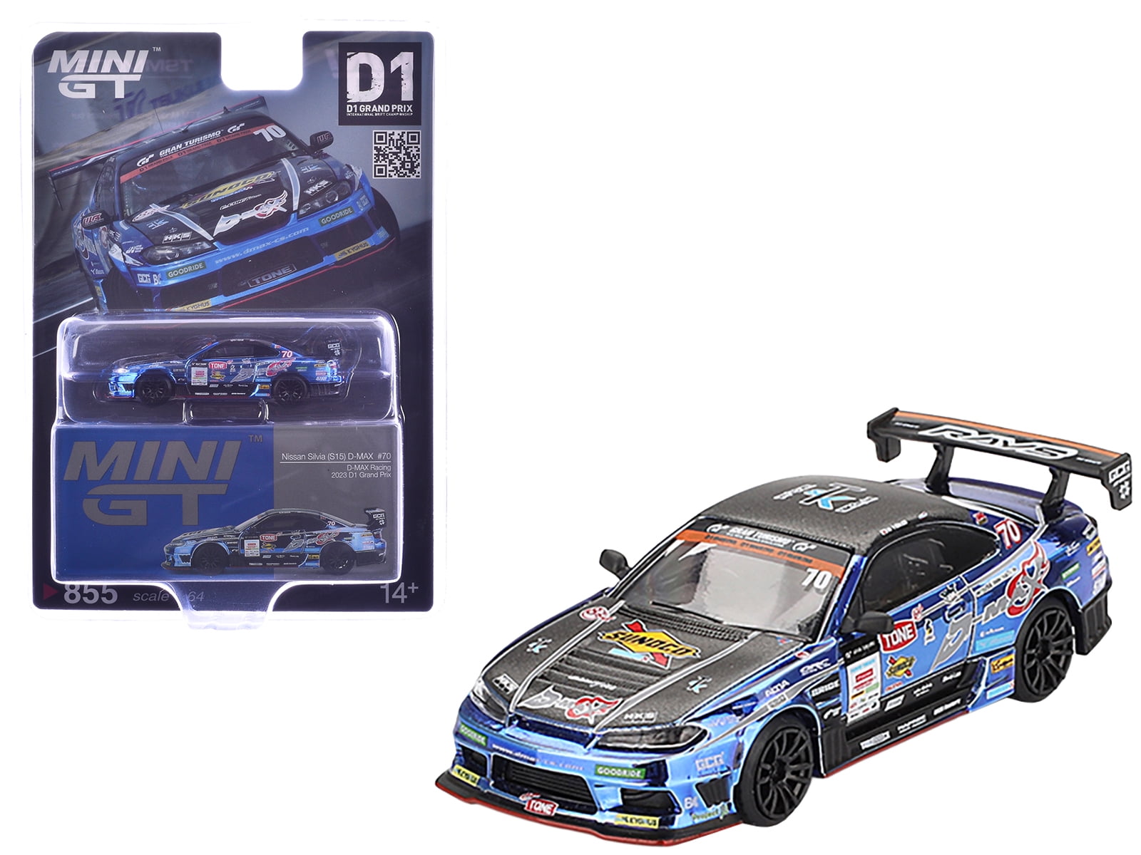 Nissan Silvia (S15) D-MAX RHD #70 Masashi Yokoi "D-MAX Racing" "D1 ...