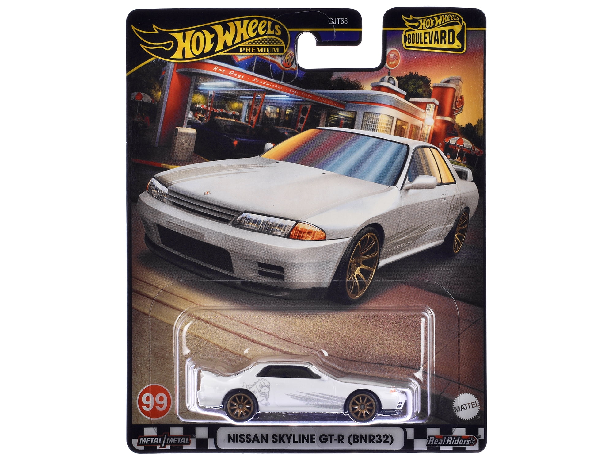 Nissan Skyline GT-R (BNR32) RHD (Right Hand Drive) White with Graphics ...