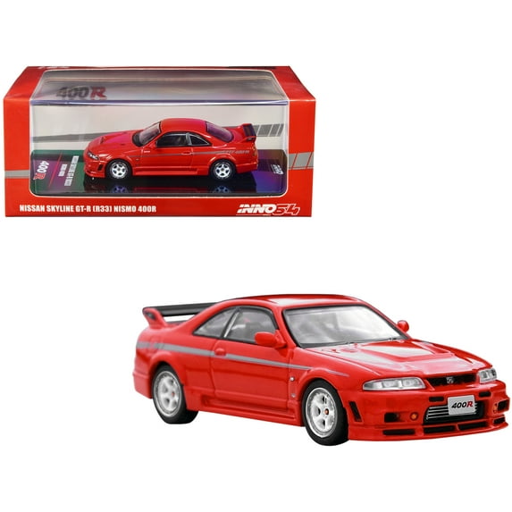 Nissan Skyline GT-R R33 (Nismo 400R) 1:64 scale diecast model car in ...