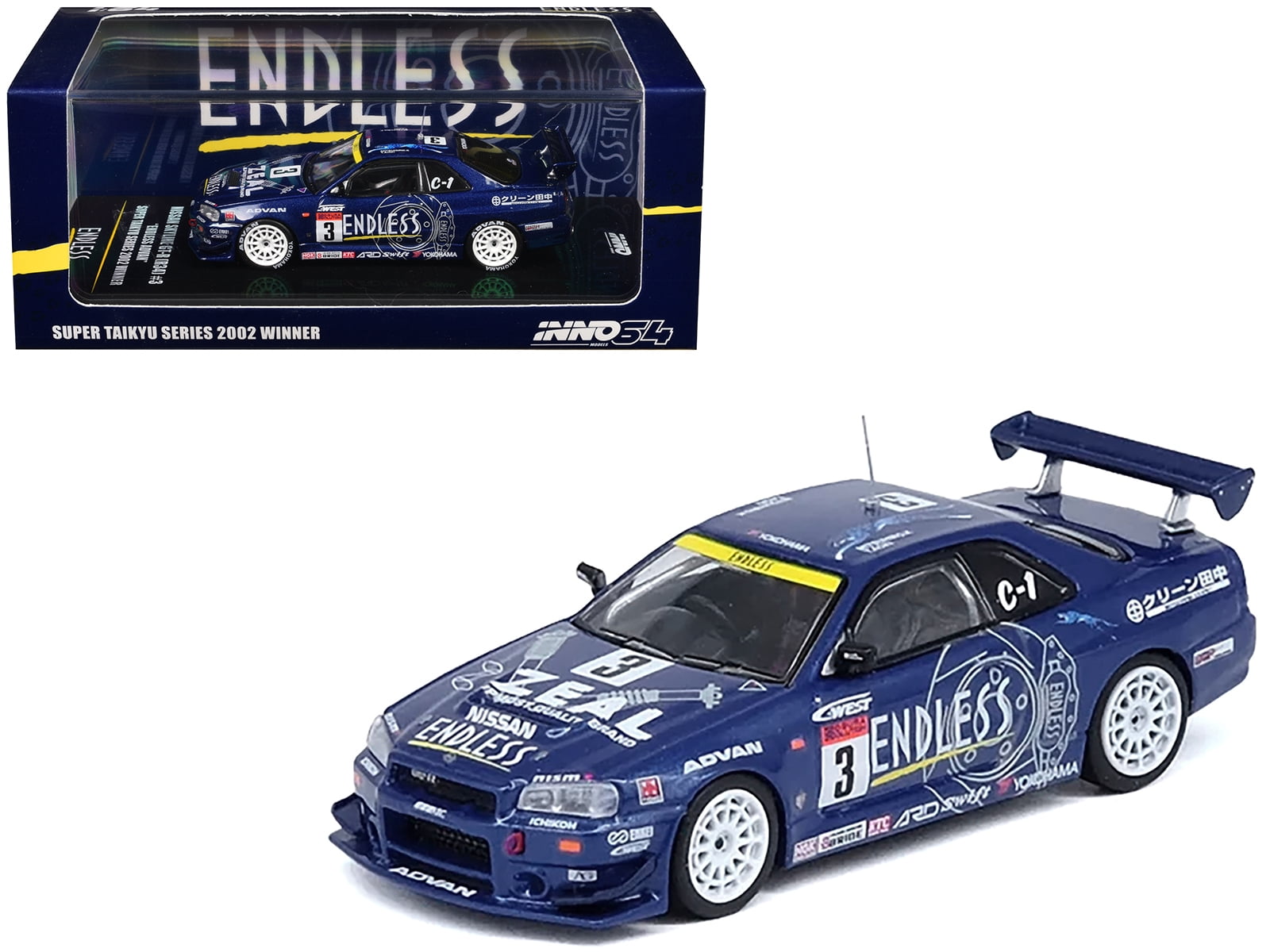 Nissan Skyline GT-R (R34) RHD #3 "Endless Advan" Winner "Super Taikyu ...