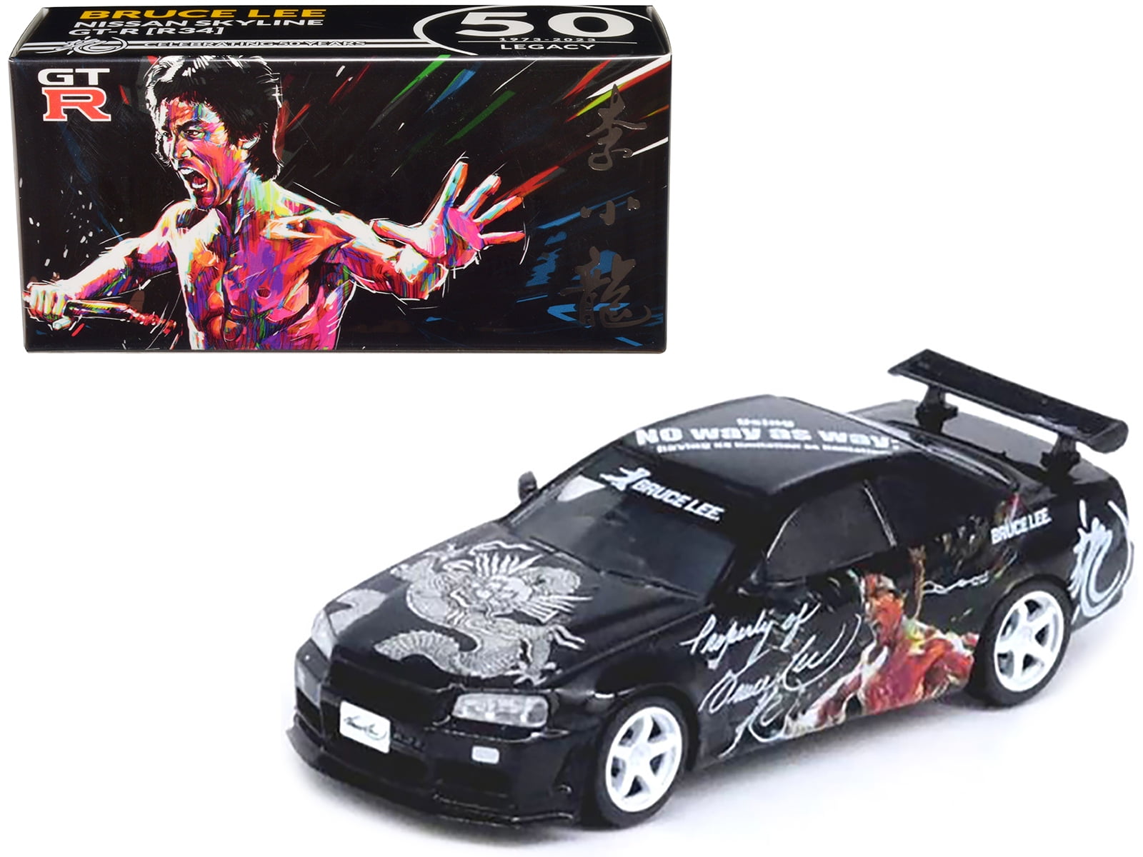 Nissan Skyline GT-R (R34) RHD (Right Hand Drive) Black "Bruce Lee ...
