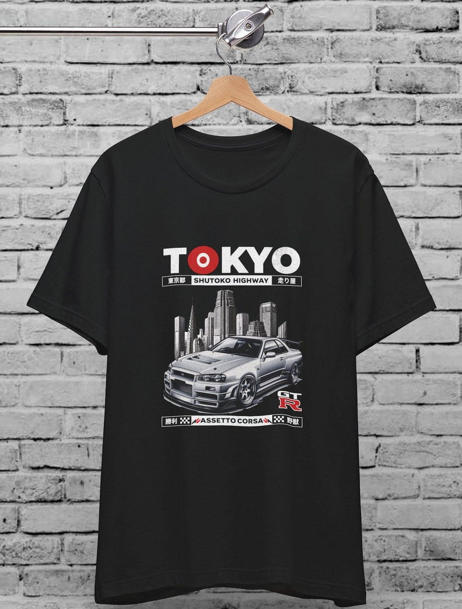 Nissan Skyline GTR R34 Shutoko Tokyo Unisex T-Shirt ,Assetto Corsa ...