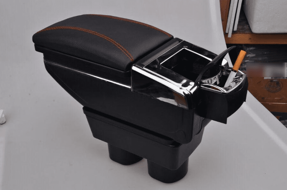 CNCEST Rotatable Armrest Storage Box for Nissan Versa/Tiida 2007-2011 ...