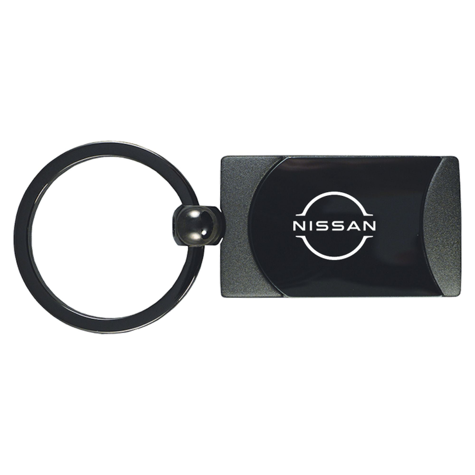 Nissan Two-Tone Rectangular Key Chain (Gun Metal) - Walmart.com