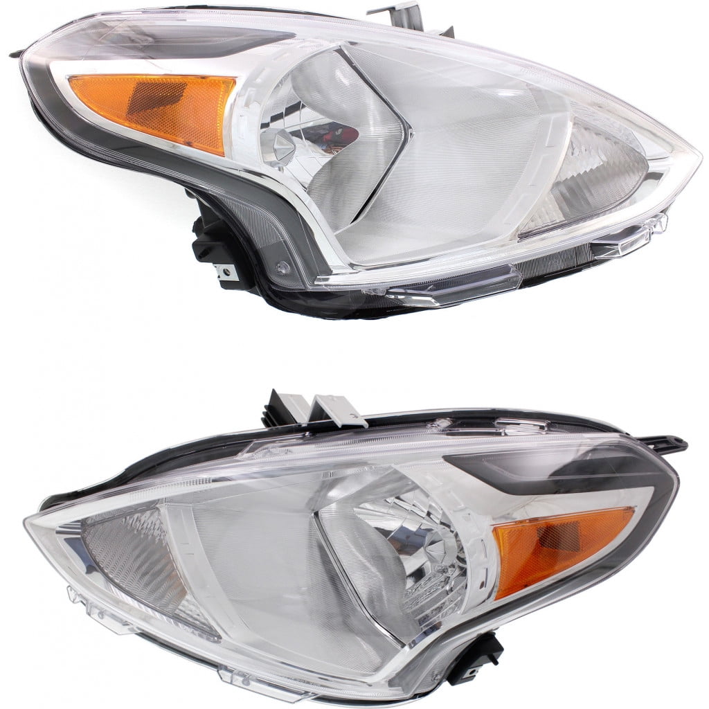 For Nissan Versa Headlight Assembly 2015 16 17 18 2019 Pair Driver and ...