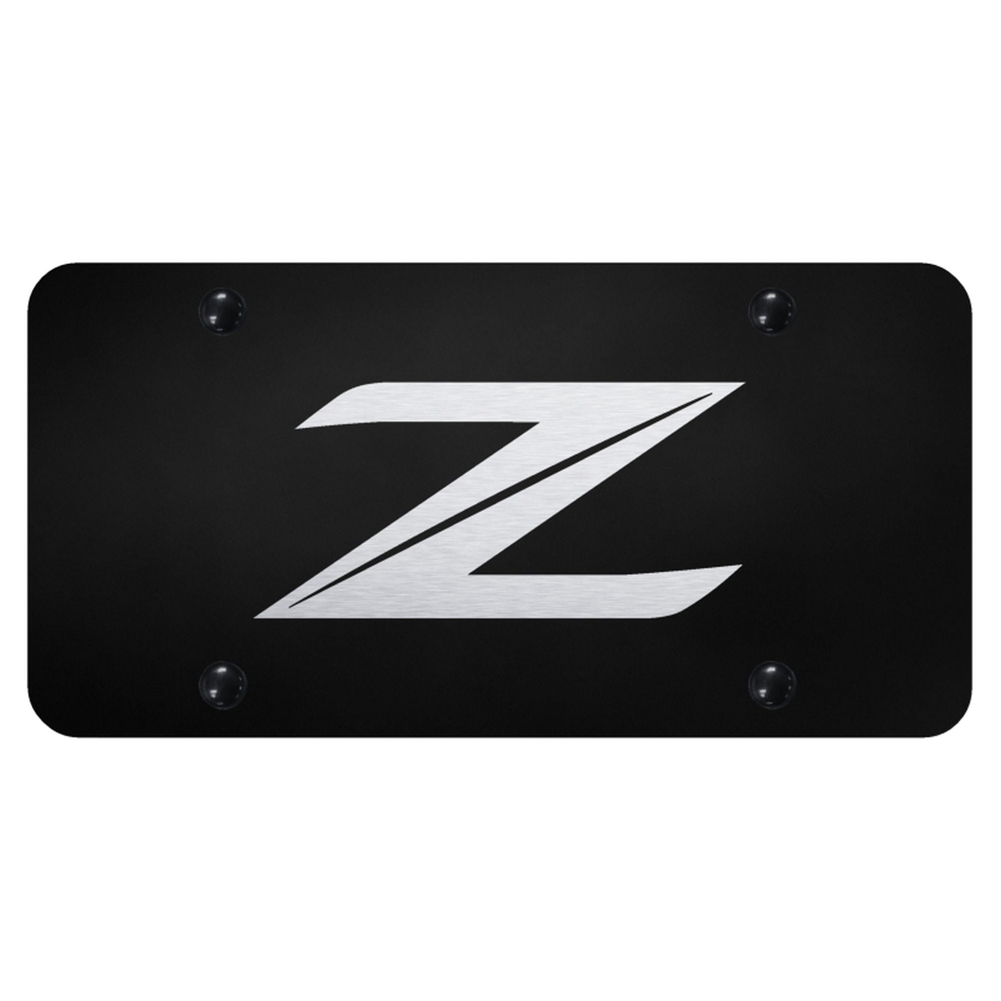 Nissan Z Laser Etched New Logo License Plate (Black) - Walmart.com
