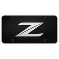 Nissan Z Laser Etched New Logo License Plate (Black) - Walmart.com