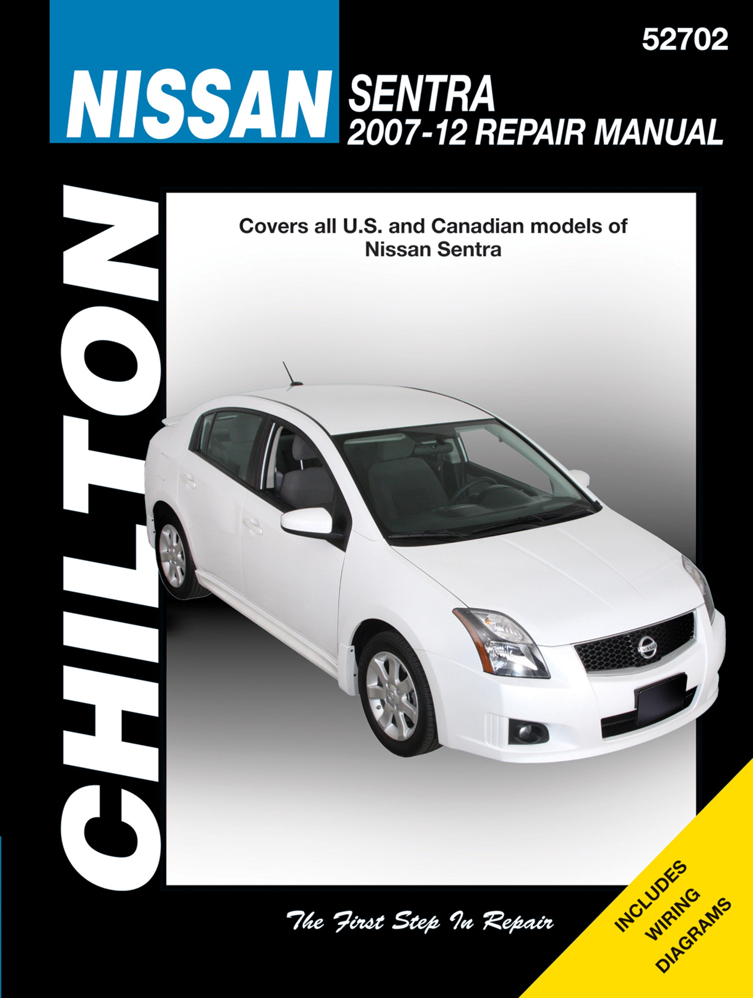 Nissan covering all Sentra models (2007-12) Chilton Repair Manual (USA ...