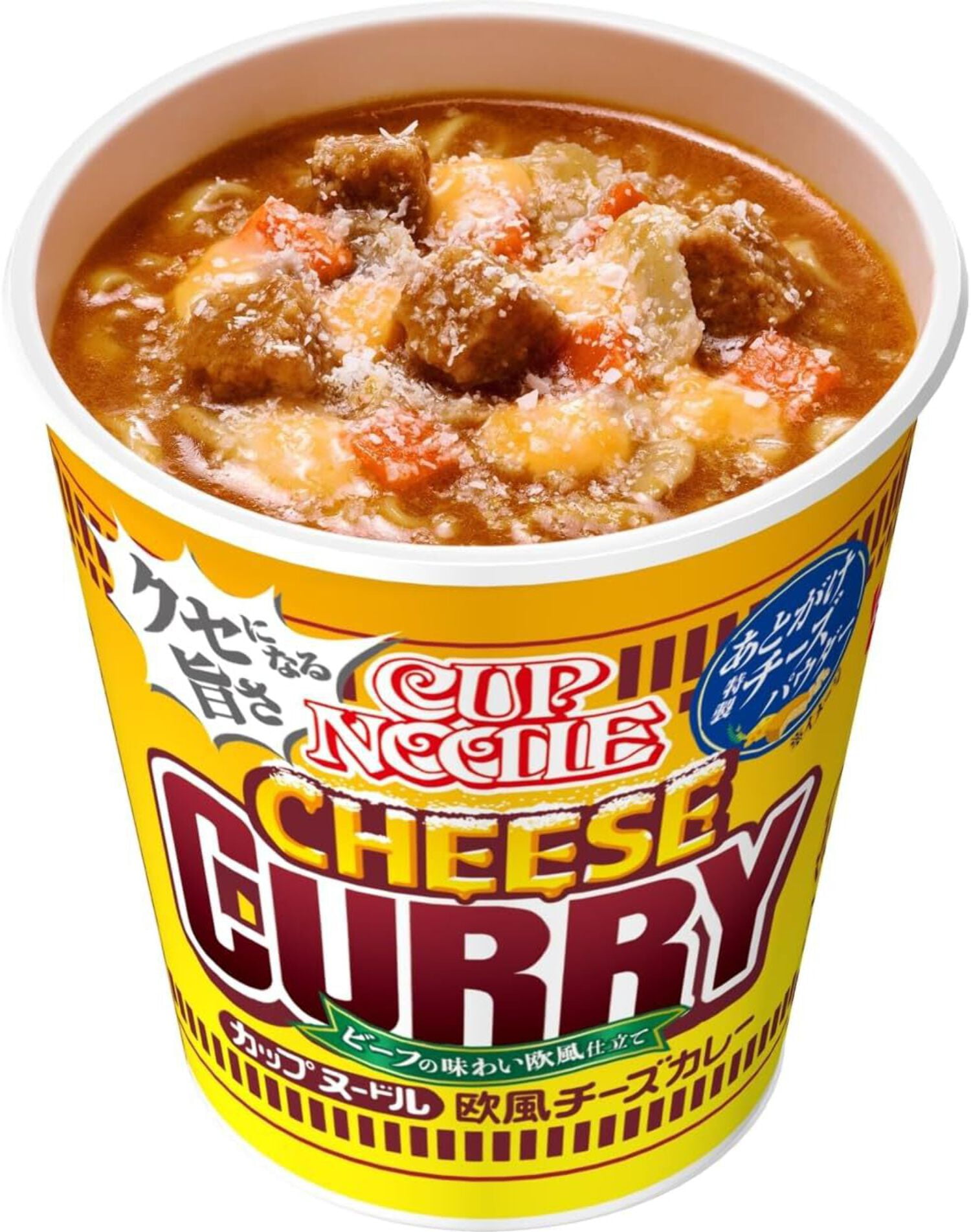 Nissin Cup Noodle European Cheese Curry Beef Flavor 85 x 20 Made in ...