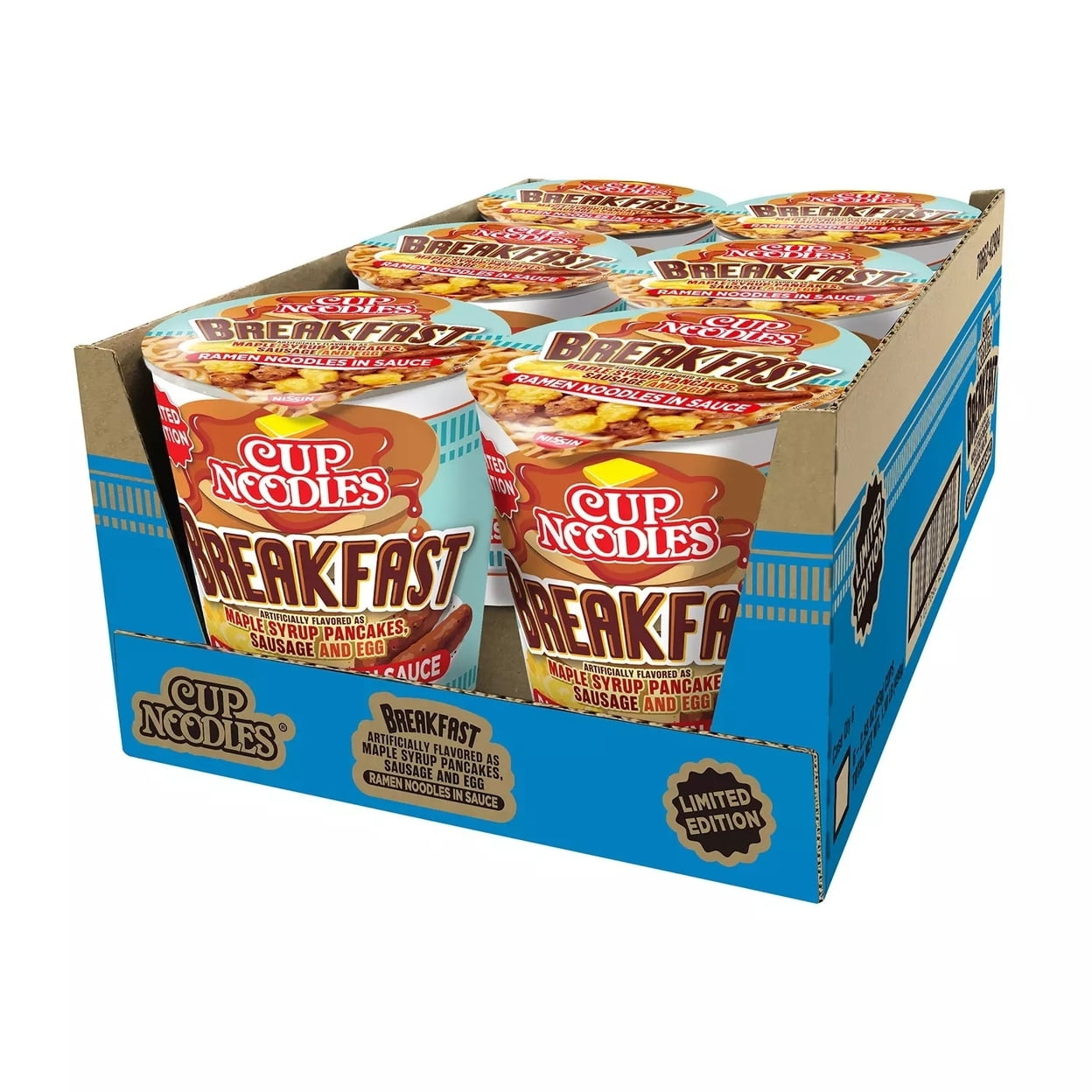 Nissin Cup Noodles Breakfast 2.93 Ounce (Pack of 6) - Instant Ramen ...
