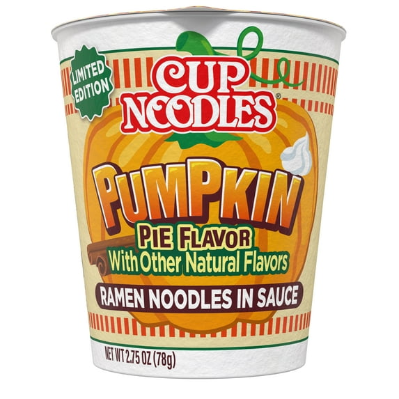 Nissin Foods Cup Noodles Limited Edition Ramen Noodles Pumpkin Pie ...