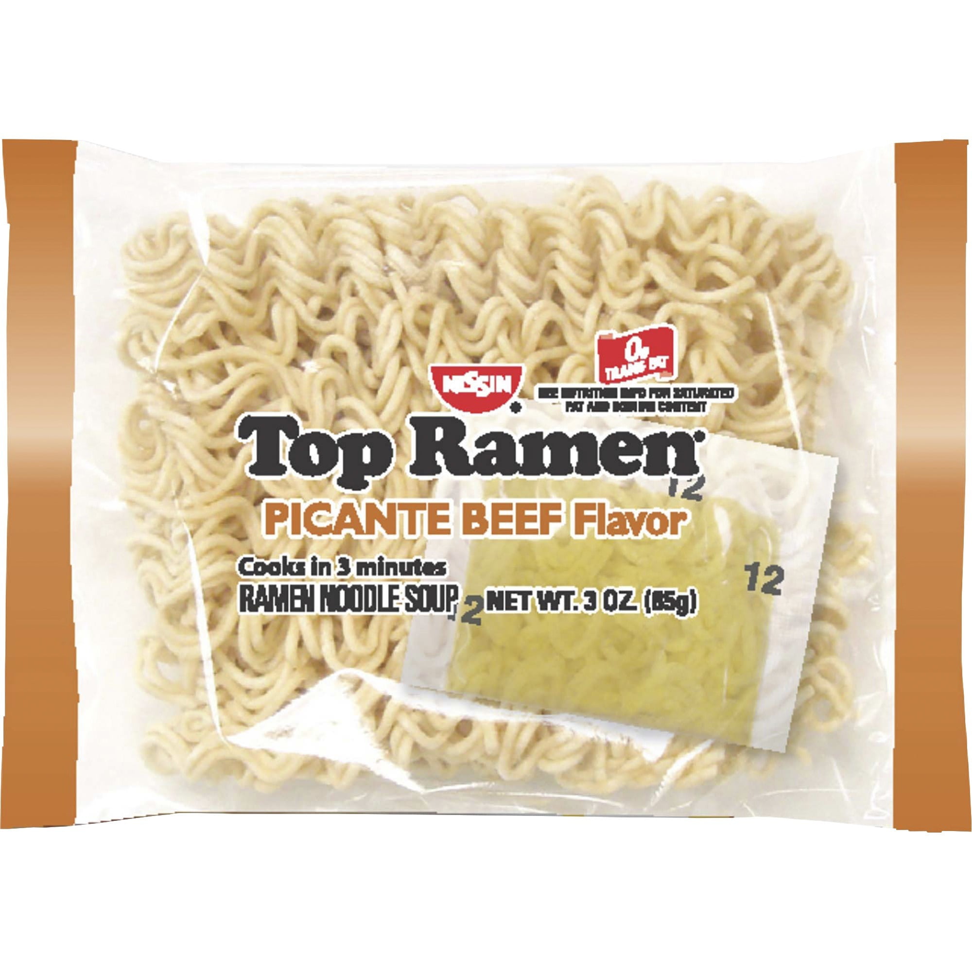 Nissin Foods Top Ramen Beef Picante Cup Noodles - Beef Picante - 3 Oz ...