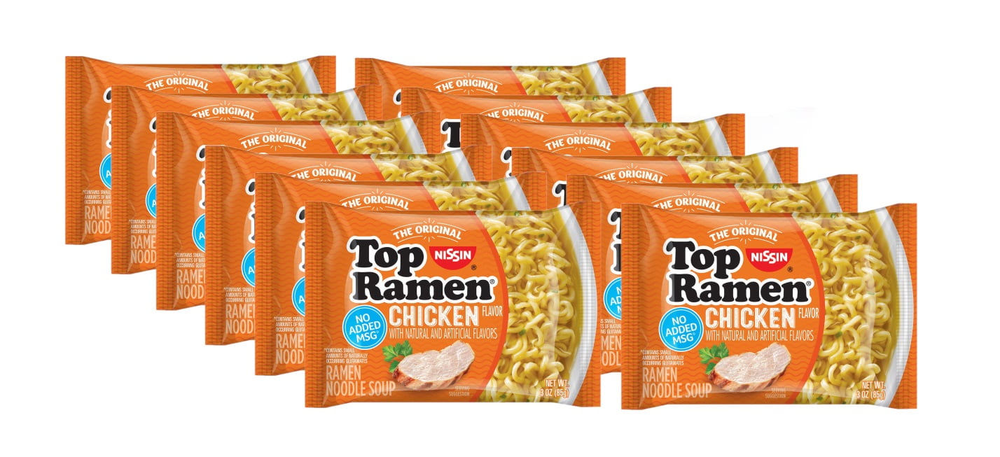 Top Ramen Chicken Noodle Soup 2239: Nissin Cup Noodles Chicken Flavor