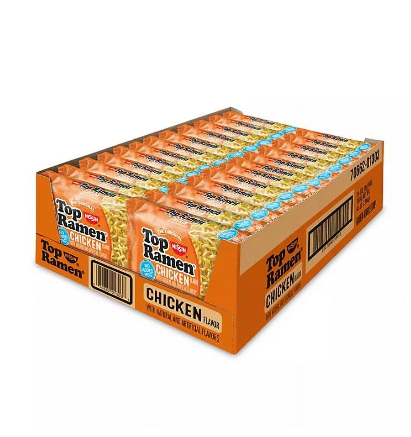 Nissin Top Ramen Instant Soup, Chicken Flavor Noodles (3 oz., 24 pk ...