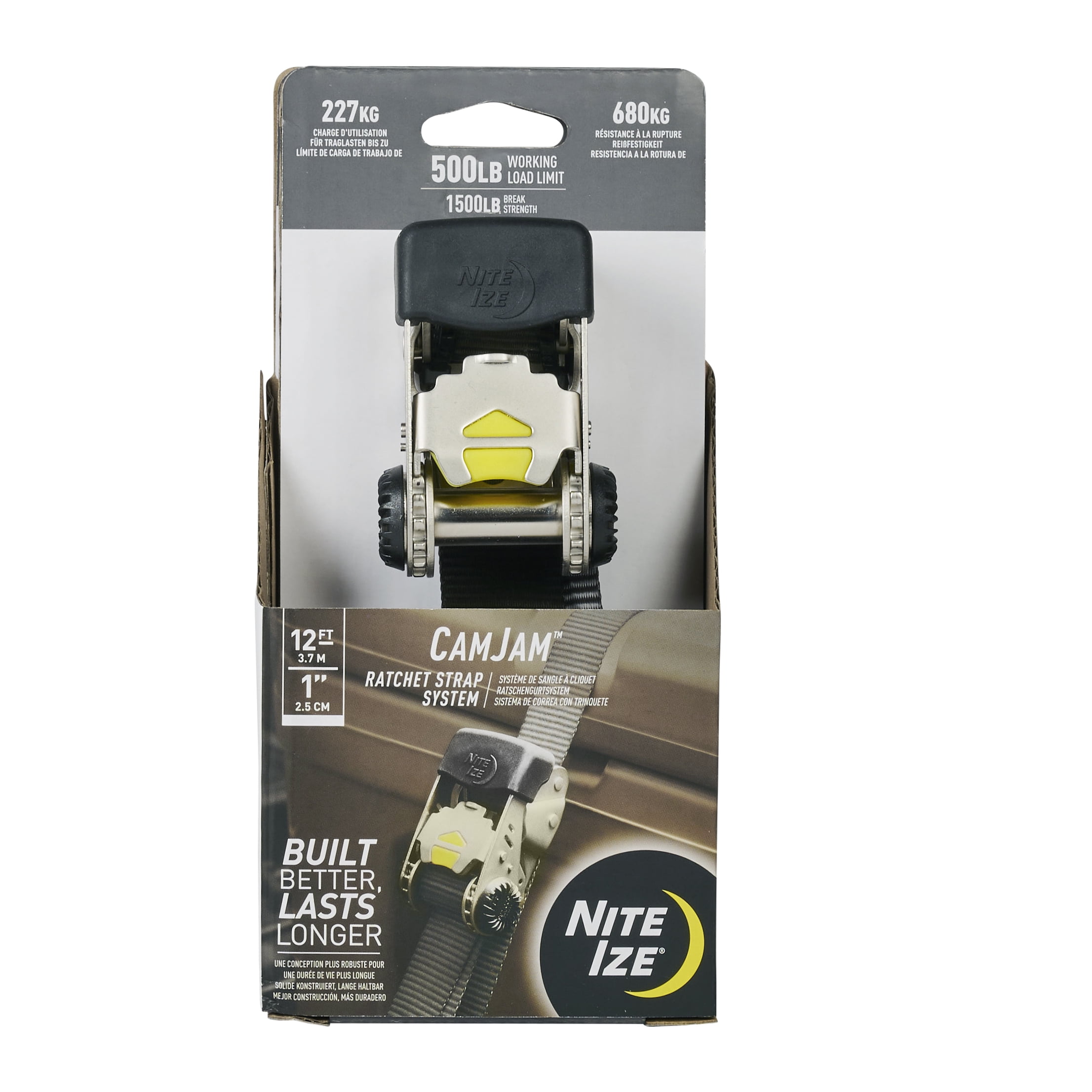 Nite Ize CamJam Ratchet Strap System - Easy-Release Patented Lever Pawl ...
