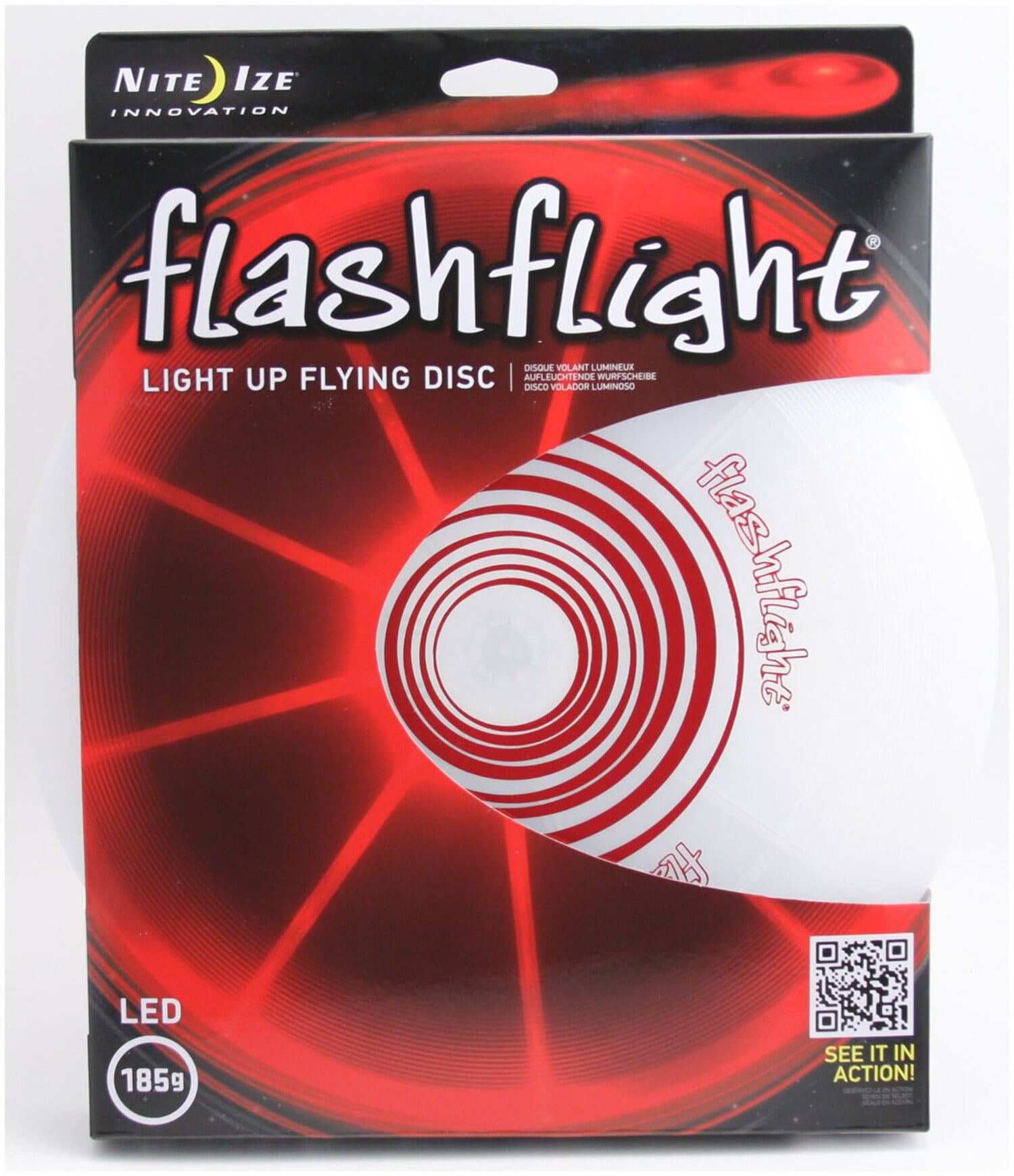 Nite Ize Flashflight® LED Light Up Flying Disc - Red - Walmart.com