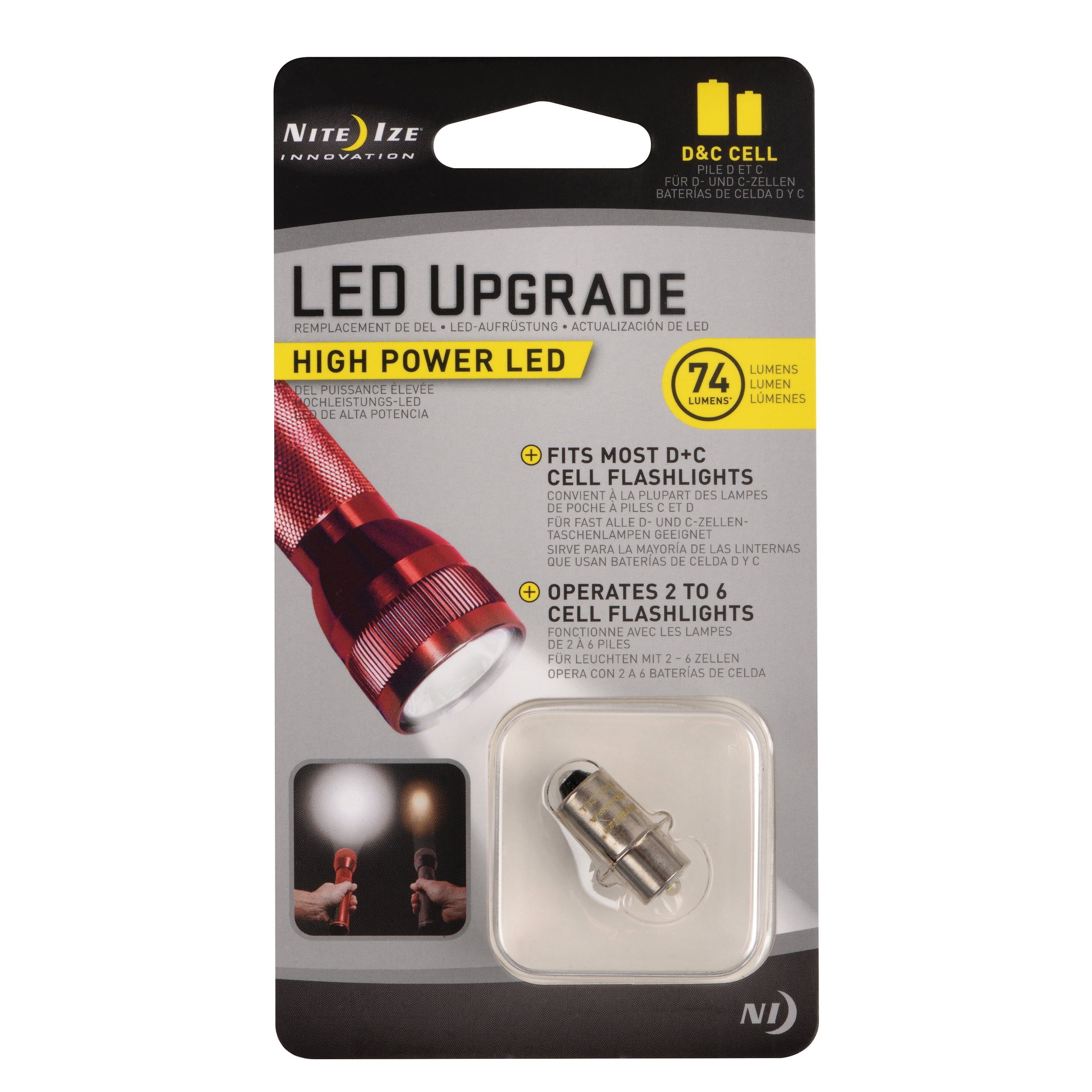 Nite Ize High Power LED Upgrade, LED Light Bulb for C and D Cell ...
