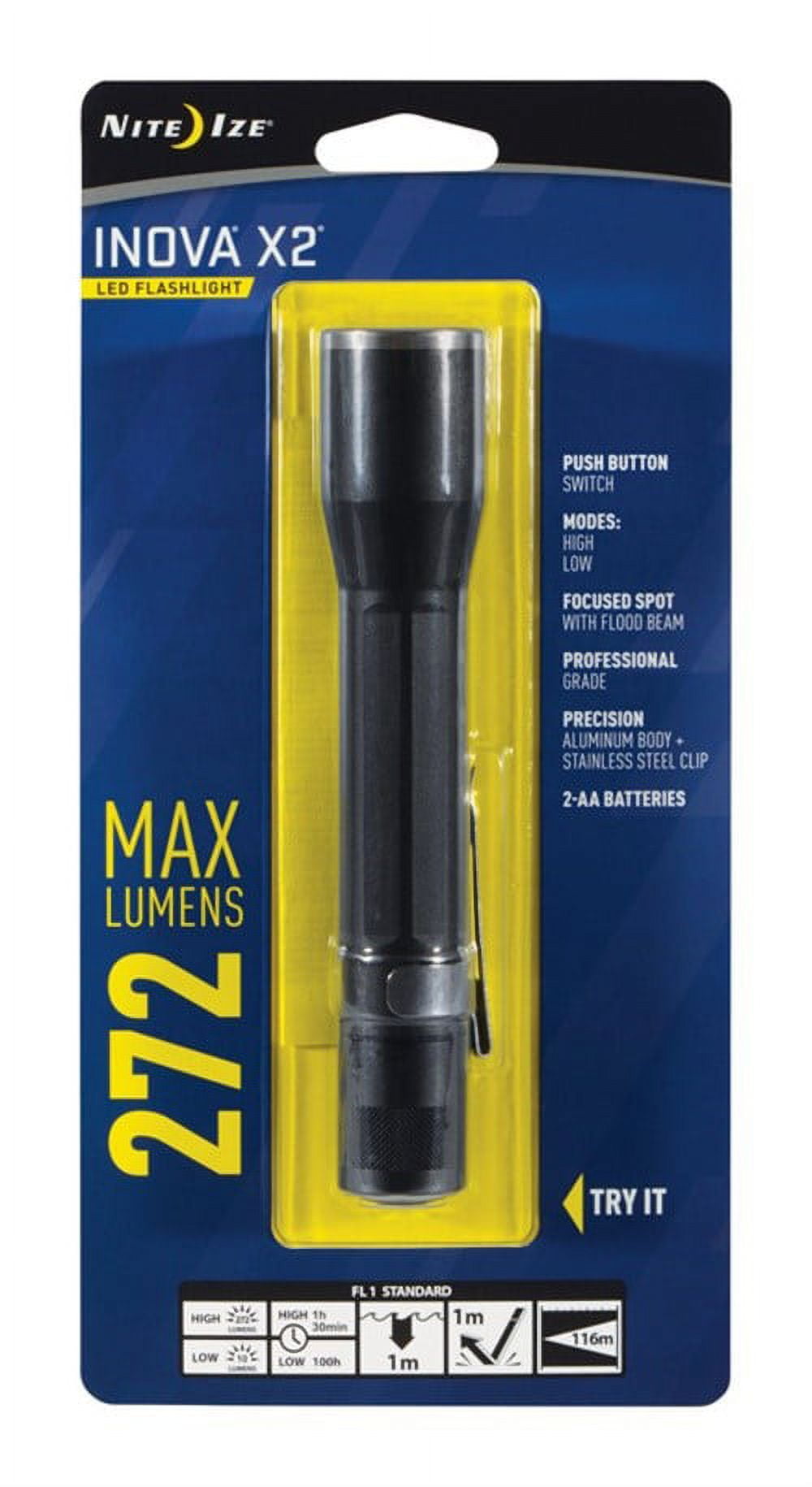 Nite Ize Inova X2 LED Flashlight - Walmart.com