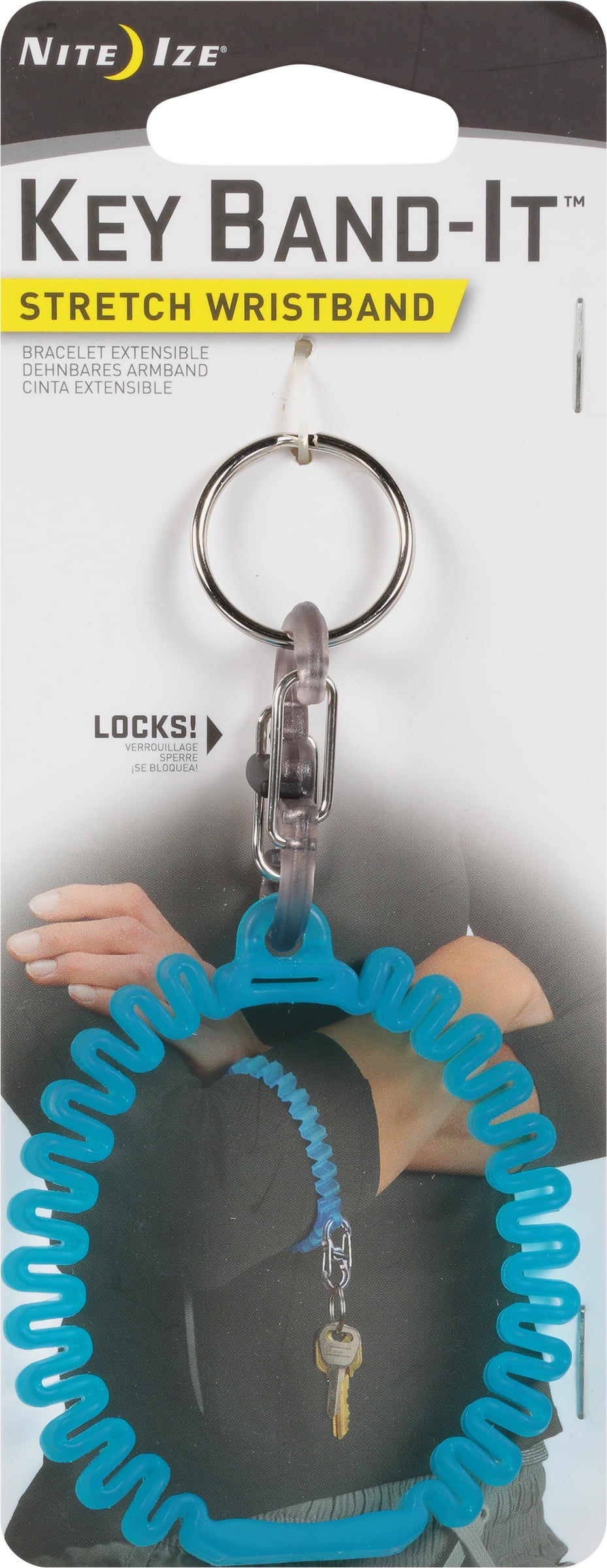 Nite Ize Key Band-It Series KWB-03-R6 Stretch Wrist Band, Stainless ...