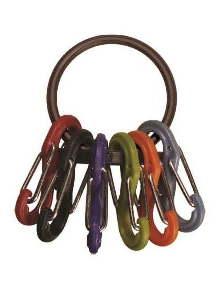 Nite Ize Krg-03-01 Black Stainless Steel S-Biner Keyring - Walmart.com