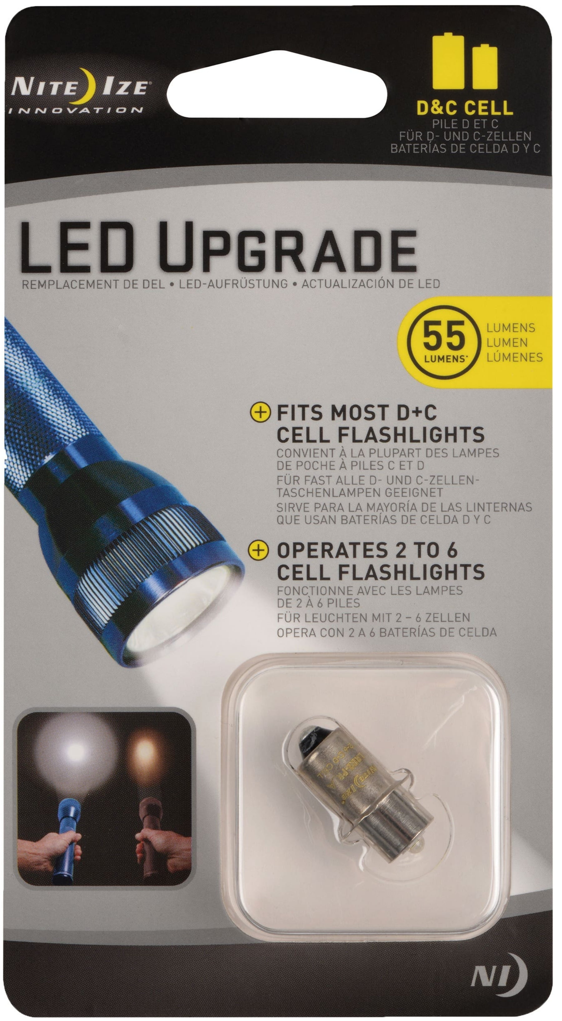 Replacement Flashlight Bulb, 55 Lumens, Nite Ize, LRB2-07-PR - Walmart.com