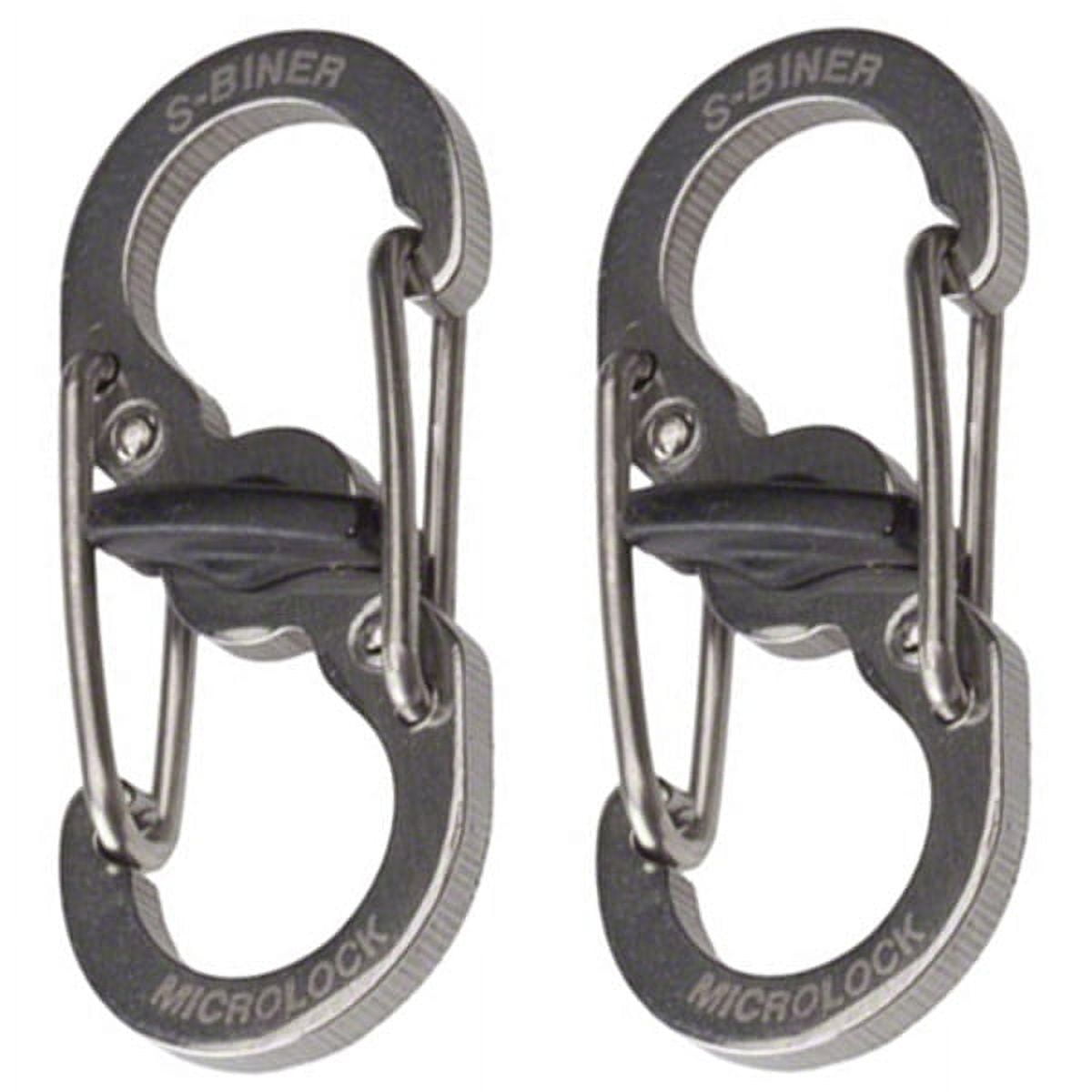 Nite Ize MicroLock Stainless Steel S-Biner 2 Pack - Walmart.com