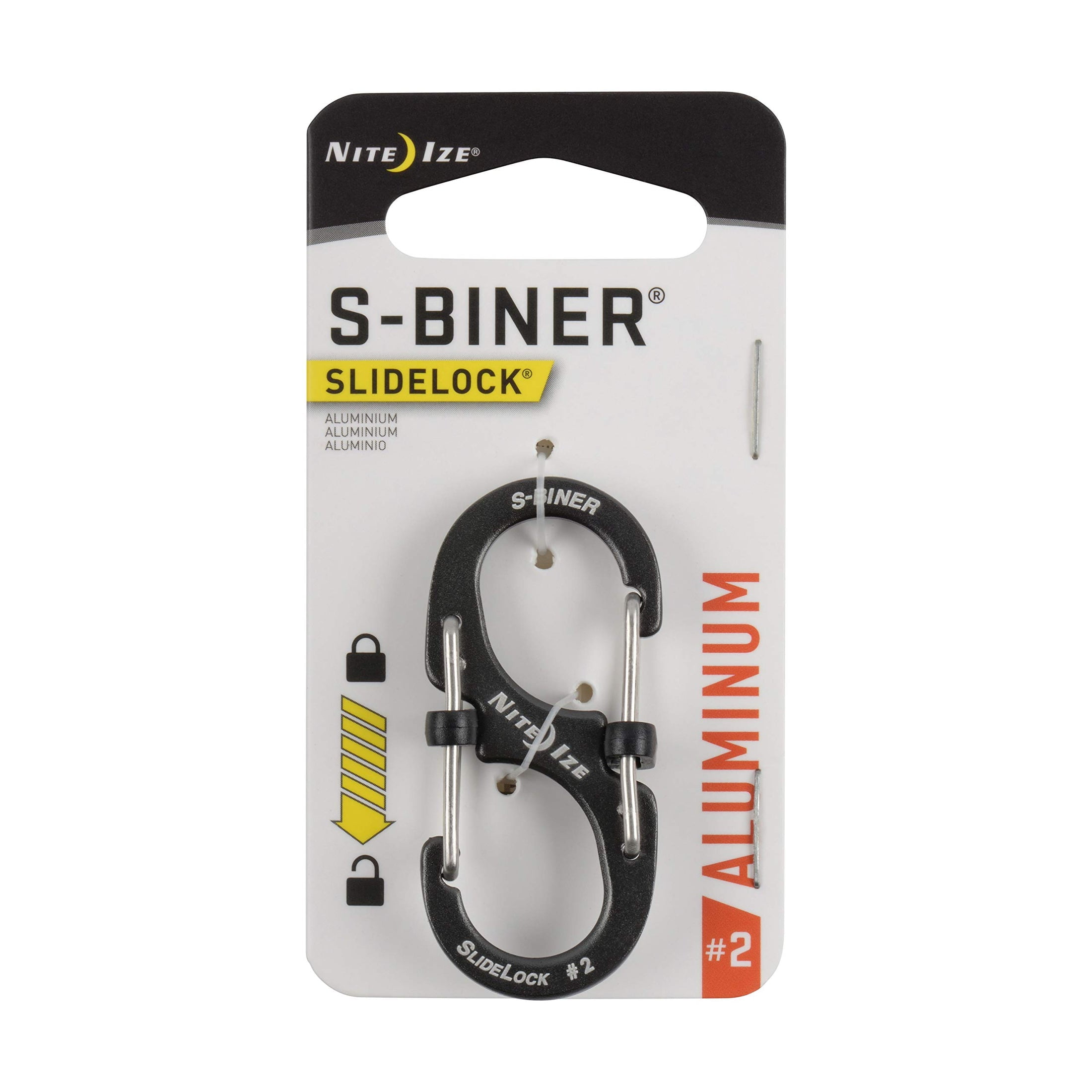 Nite Ize Lsba2-09-R6 S-Biner Slidelock Dual Locking Carabiner, Size #2 ...