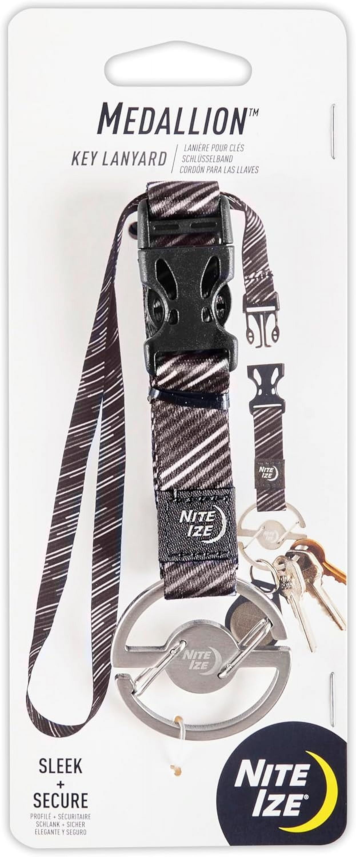 Nite Ize Medallion Key Lanyard with Stainless Steel Key Ring - Walmart.com