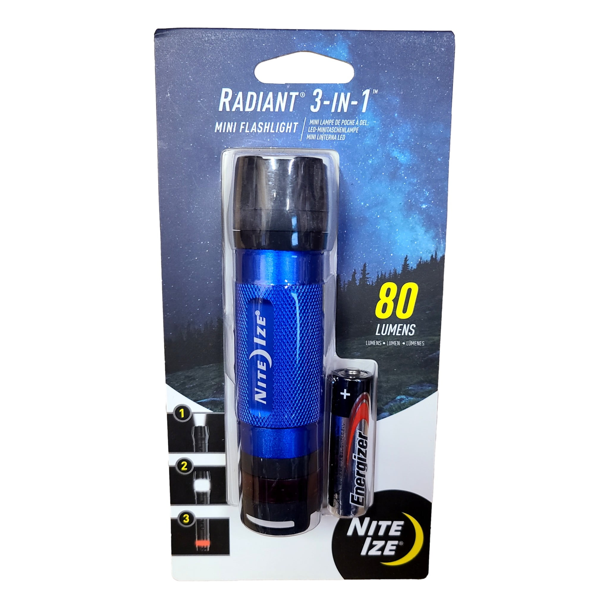 NITE IZE 3-IN-1 LED MINI FLASHLIGHT BLUE - Walmart.com