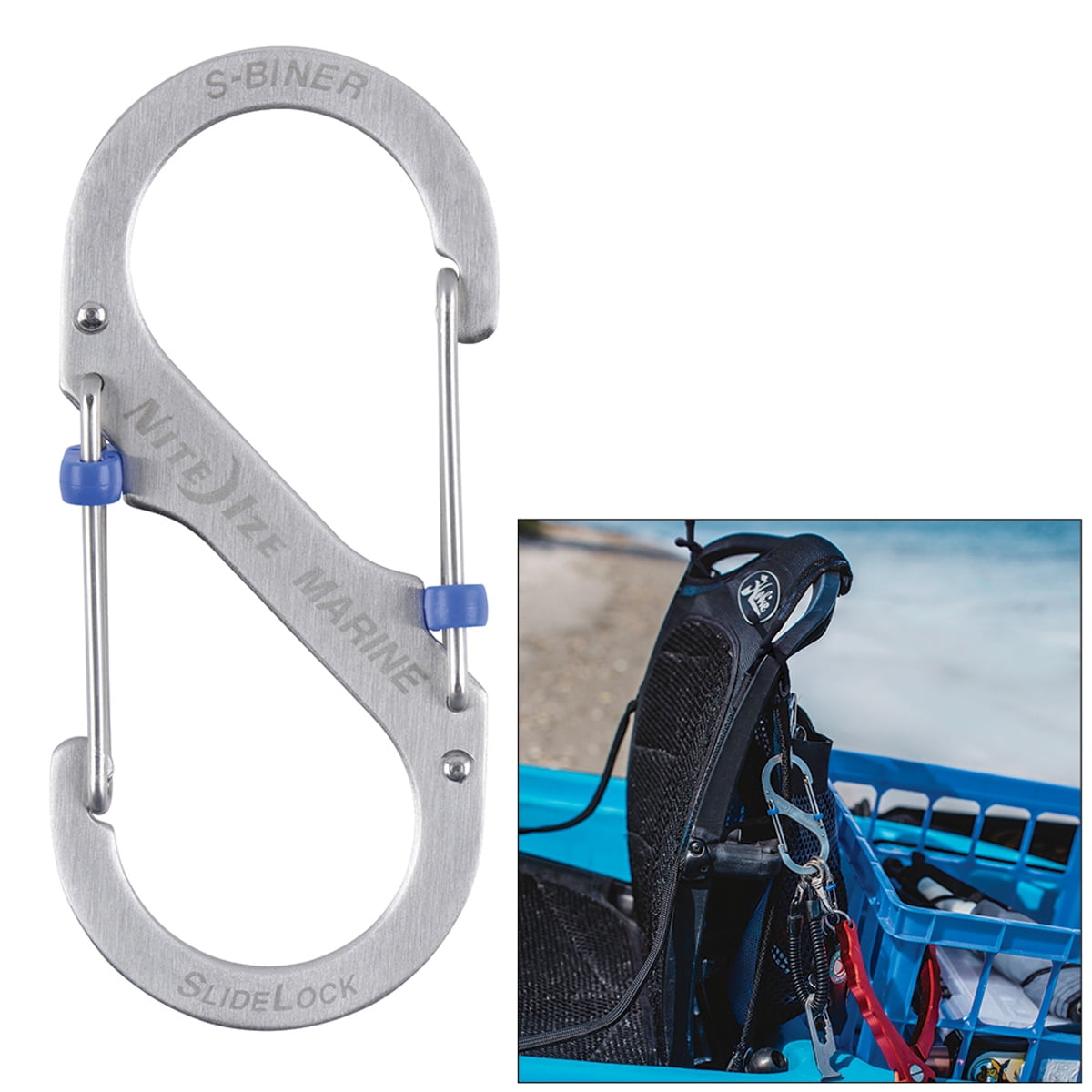Nite Ize S-Biner Marine Slidelock #4 Locking Carabiner Corrosion ...